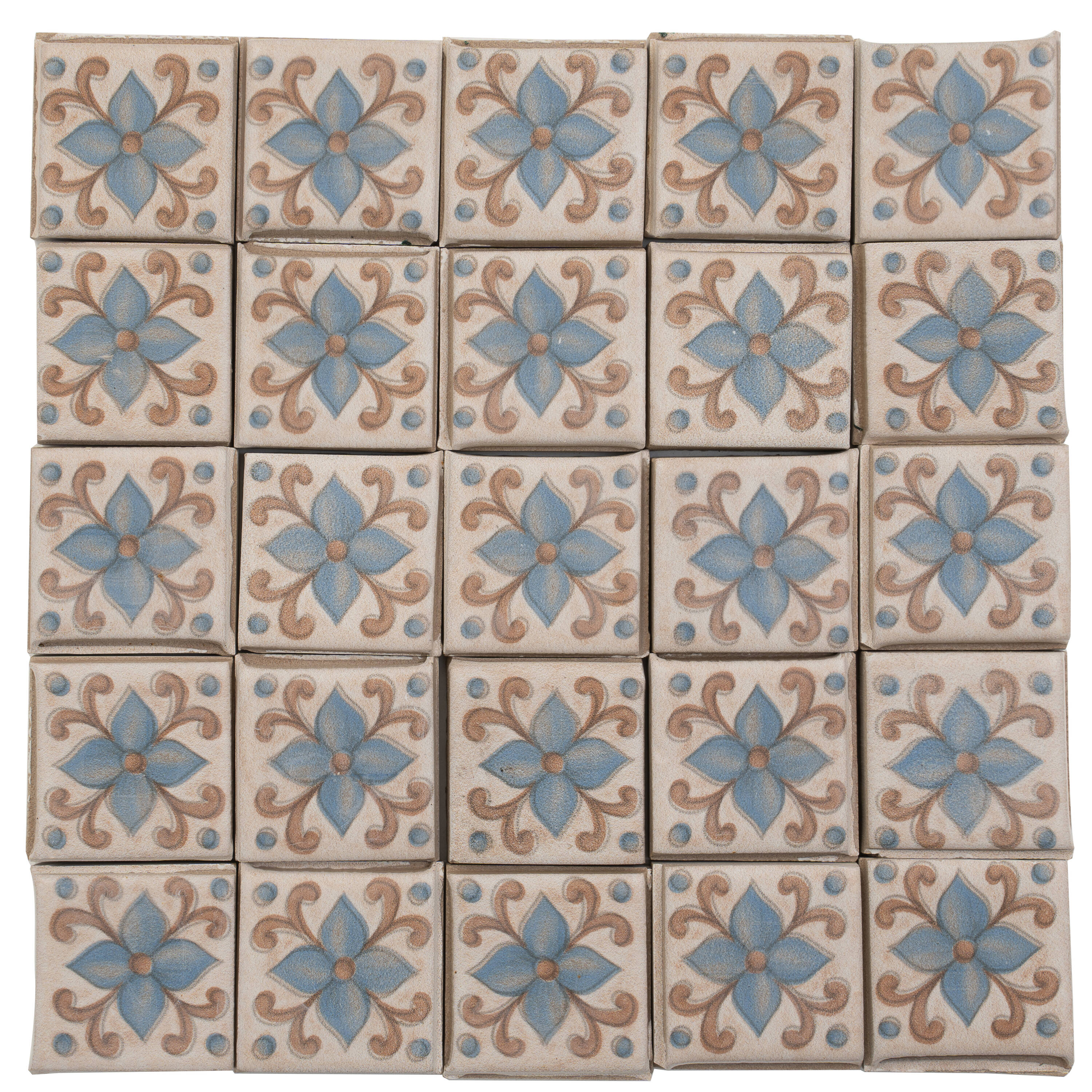 Apollo Tile Terralis Terracotta 2-in x 2-in Matte Porcelain Floor and ...