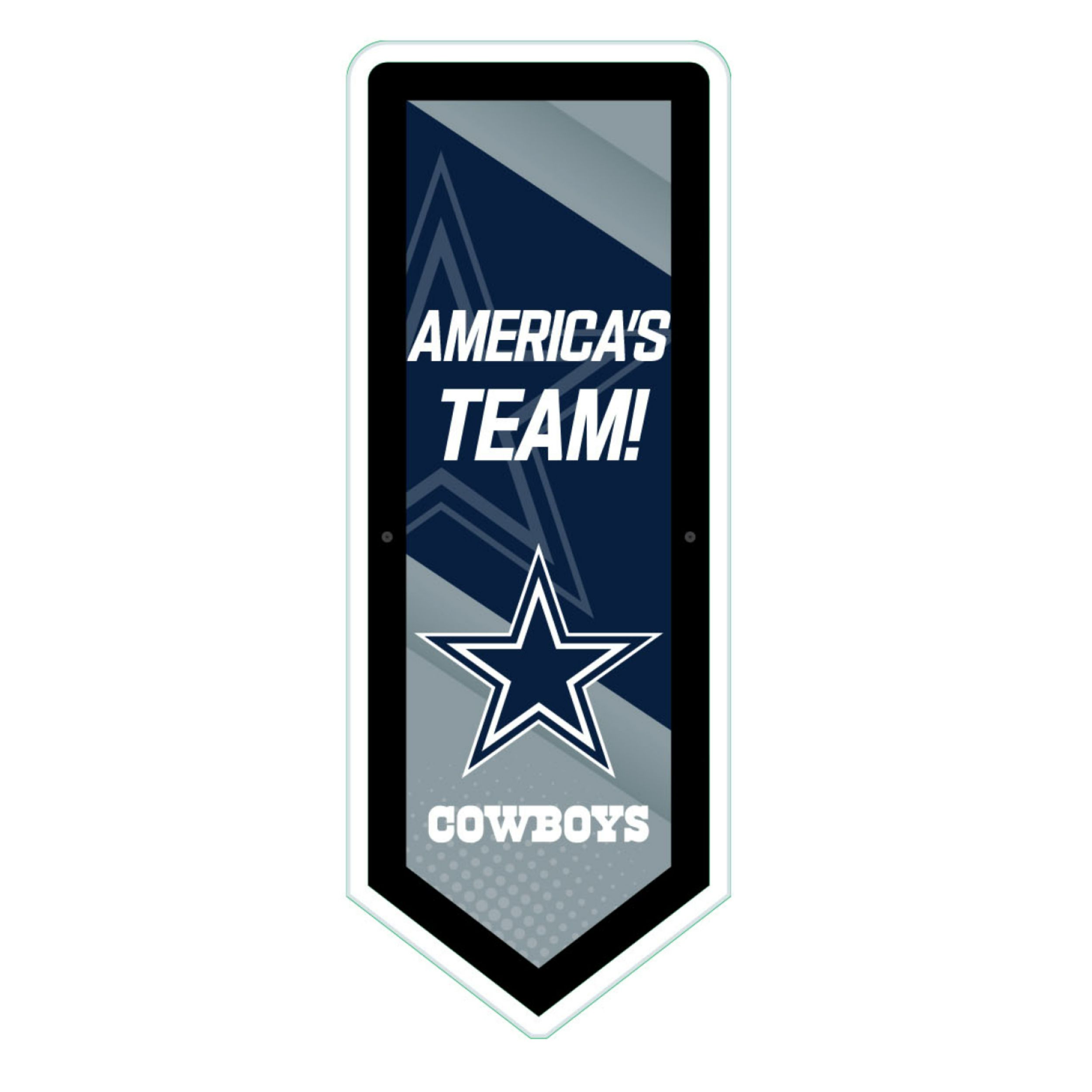 Evergreen Dallas Cowboys NFL Football Pennant Glazelite LED Decor ...