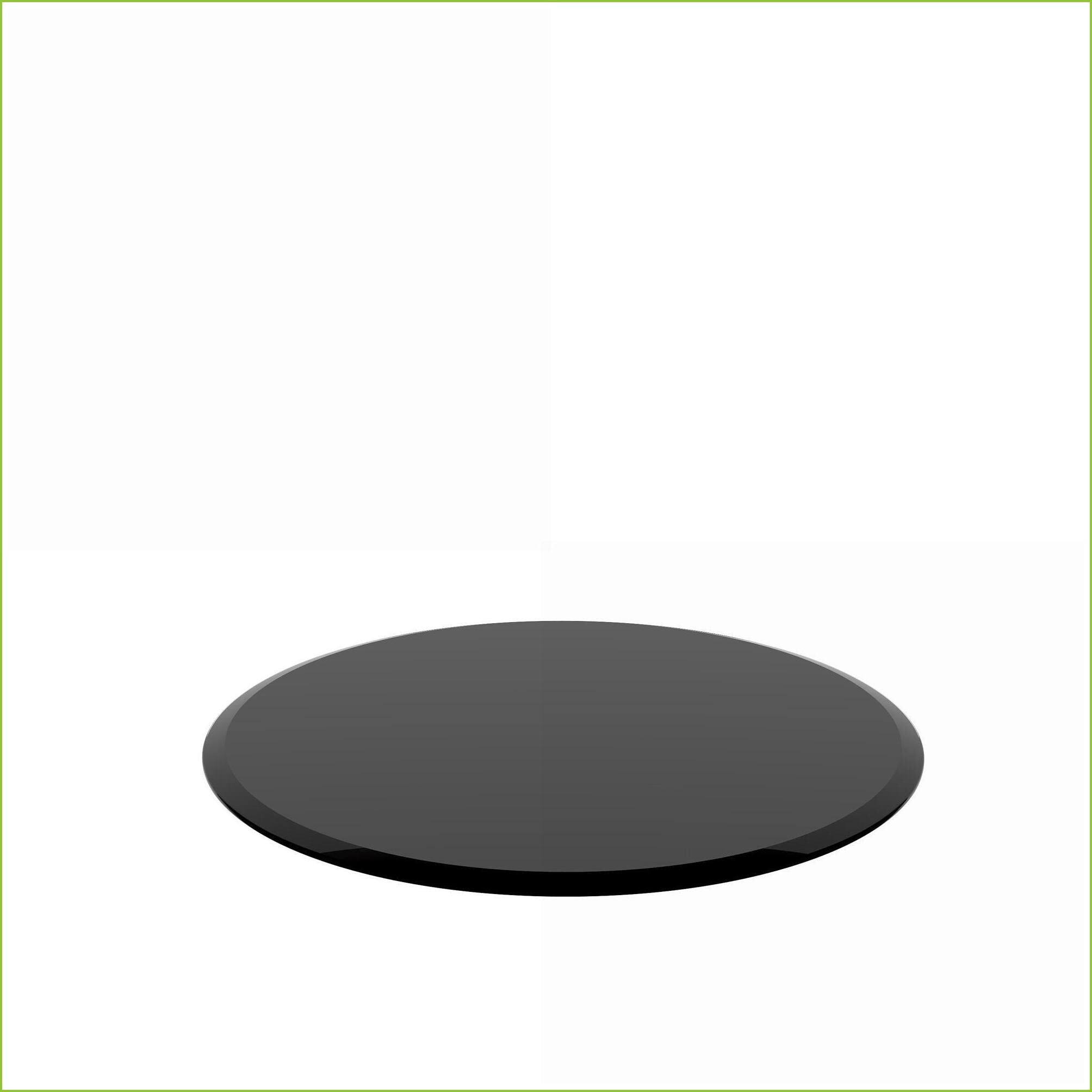 Watnature 38.6'' Round Tempered Glass Coffee Table for Living Room 1 ...