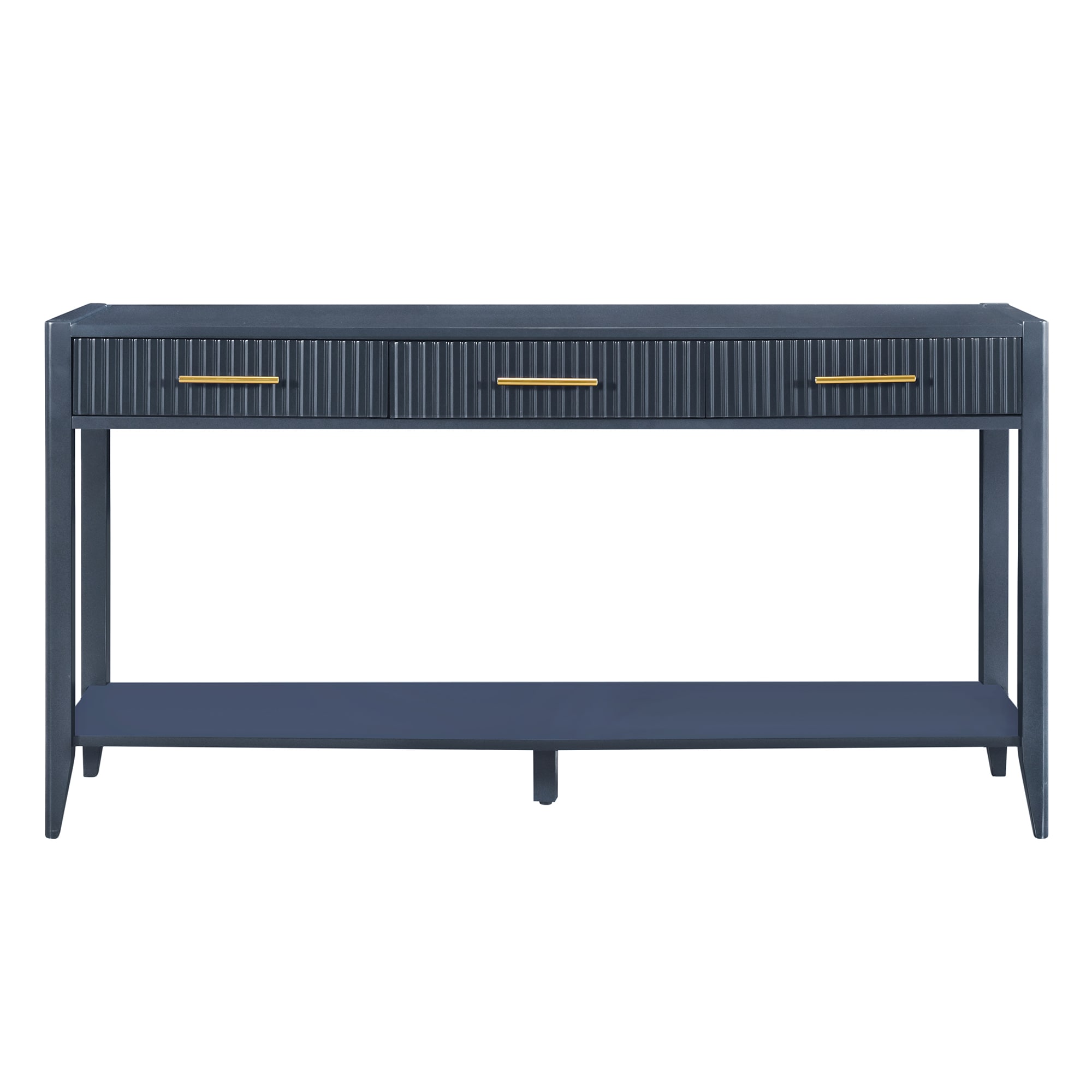 Bella Depot Modern Wood Painted 60-in W x 31.4-in H Console table with Drawers in the Console ...