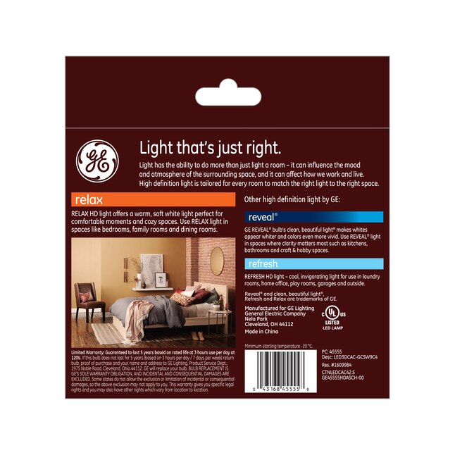 GE 25-Watt EQ CAC Soft White Dimmable Candle Bulb Light Bulb (4-Pack ... GE 25-Watt EQ CAC Soft White Dimmable Candle Bulb Light Bulb (4-Pack ...