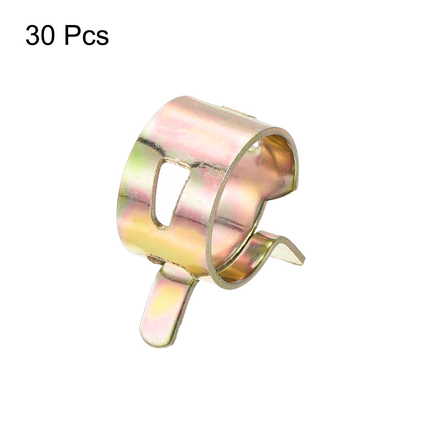 Unique Bargains ID 14mm 9/16inch Fuel Line Hose Clips Pipe ClampsSpring ...
