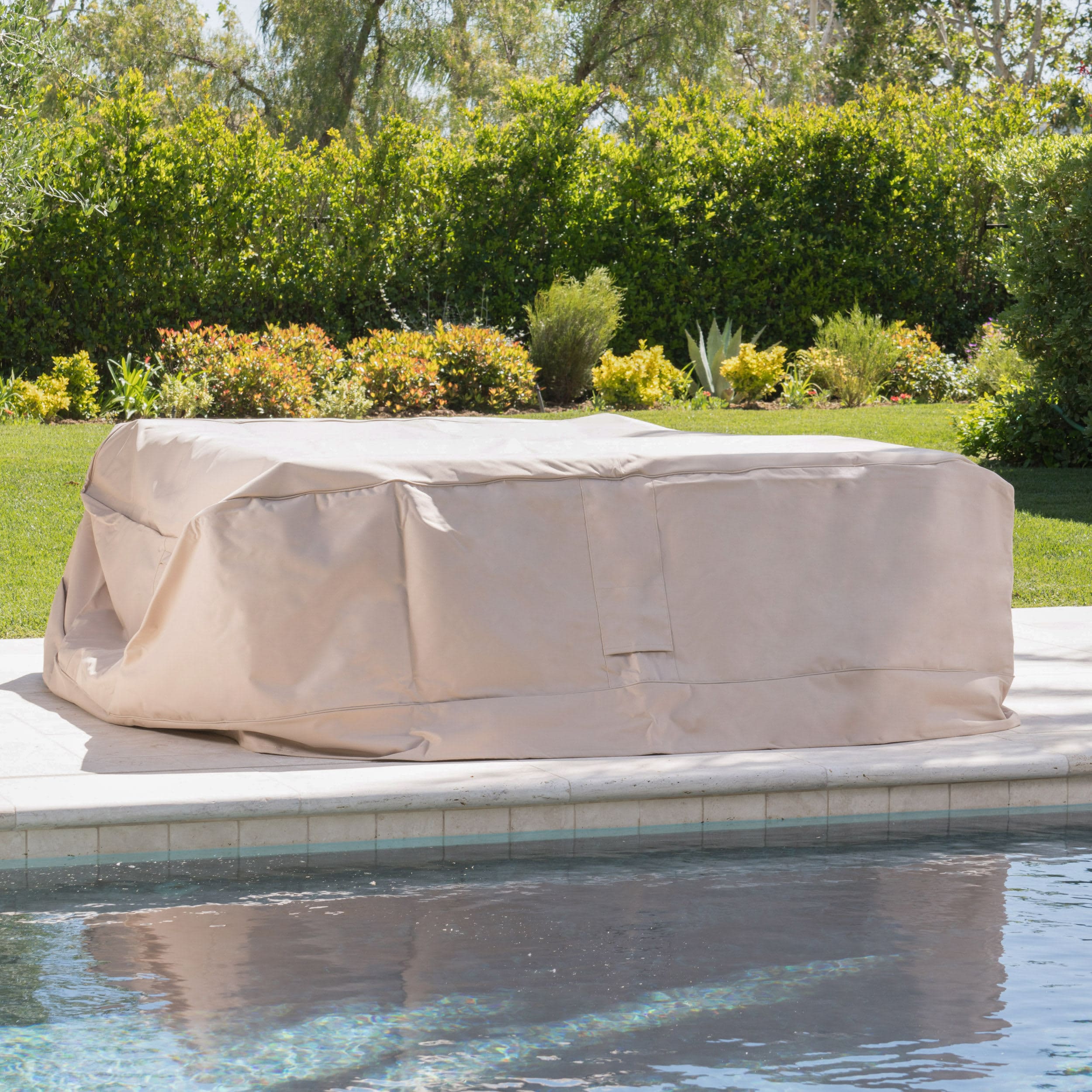 Vynxaria Shield Chat Set Cover Beige Waterproof Outdoor Furniture ...