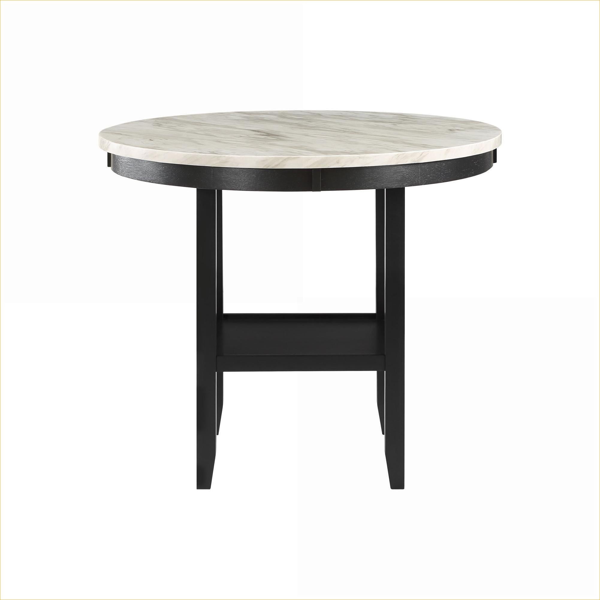 Watnature Clean white solid rubberwood square bar table 4-seat for ...