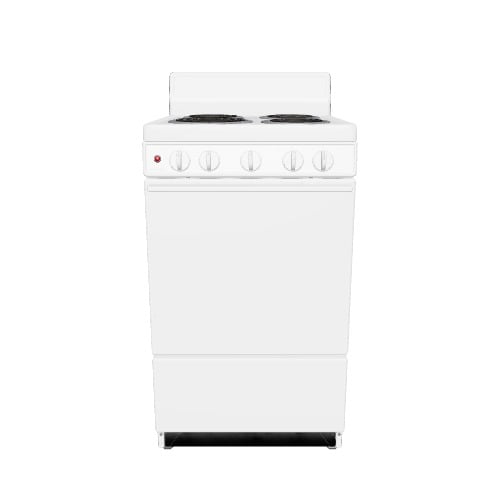 Holiday 20-in 4 Burners 2.4-cu ft Freestanding Electric Range (White ...