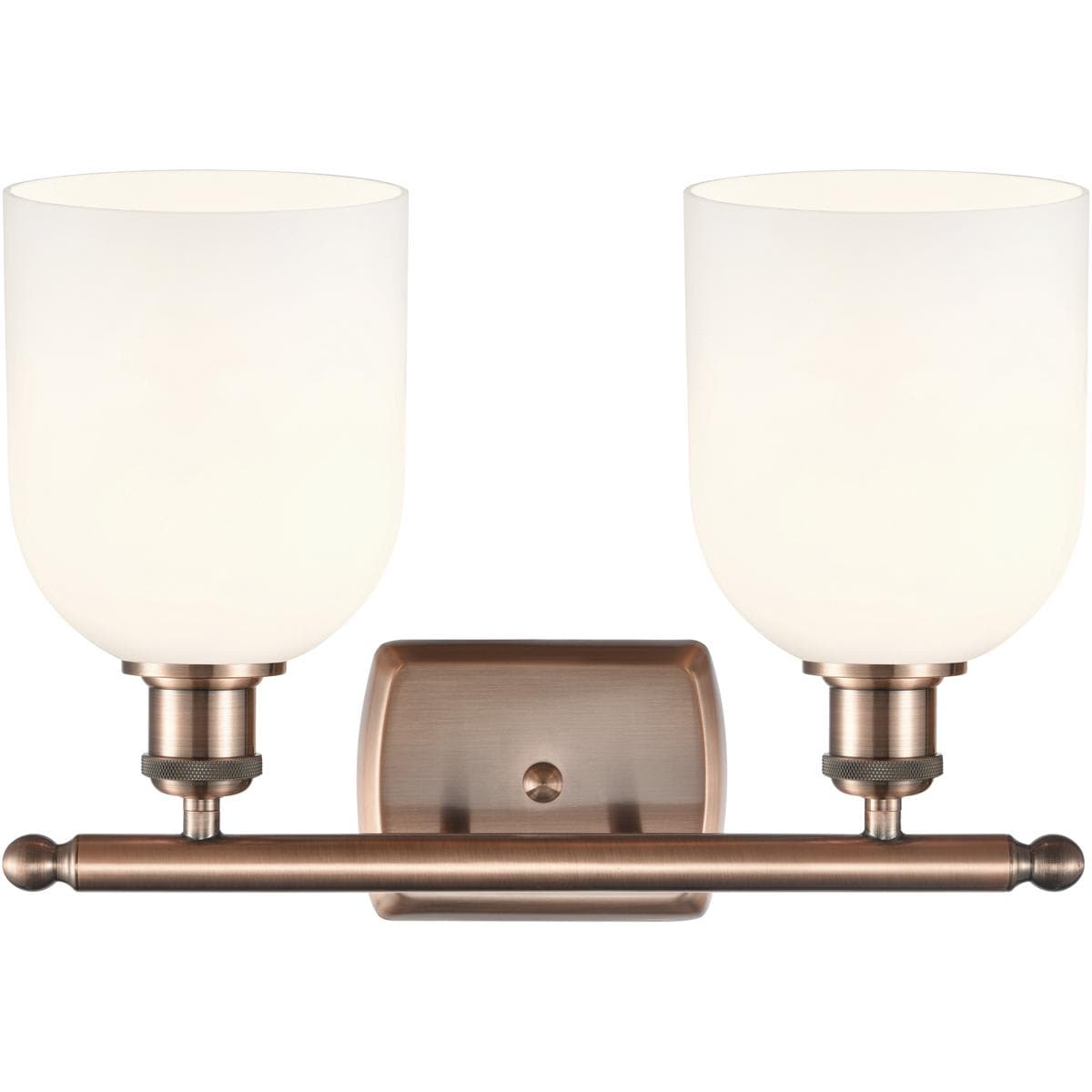 Innovations Lighting 516-2W-AC-G558-6GWH Ballston Bella Bathroom Vanity ...