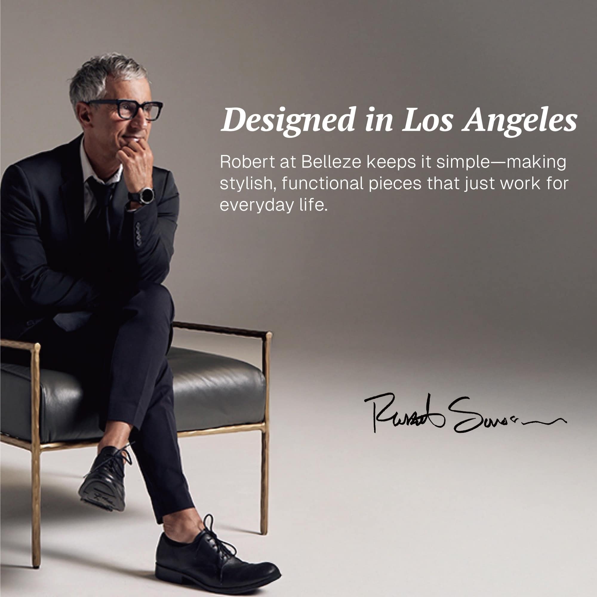 Belleze Camel Modular Sideboard with Arched Glass Door and Adjustable ...