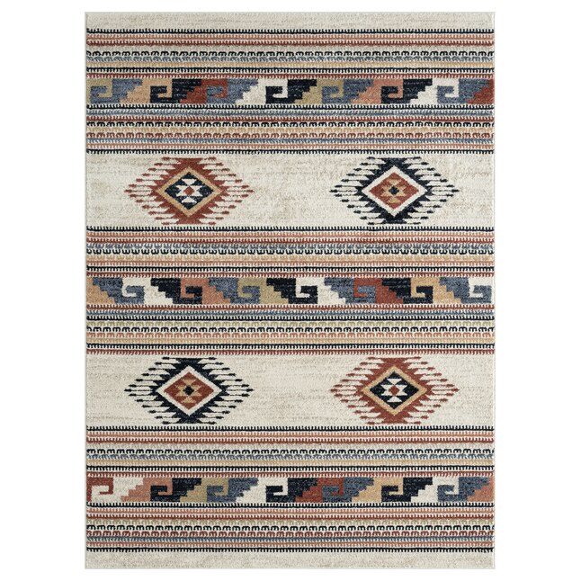 Abani Rugs 8 x 10 Cream Indoor/Outdoor Area Rug at Lowes.com Abani Rugs 8 x 10 Cream Indoor/Outdoor Area Rug at Lowes.com