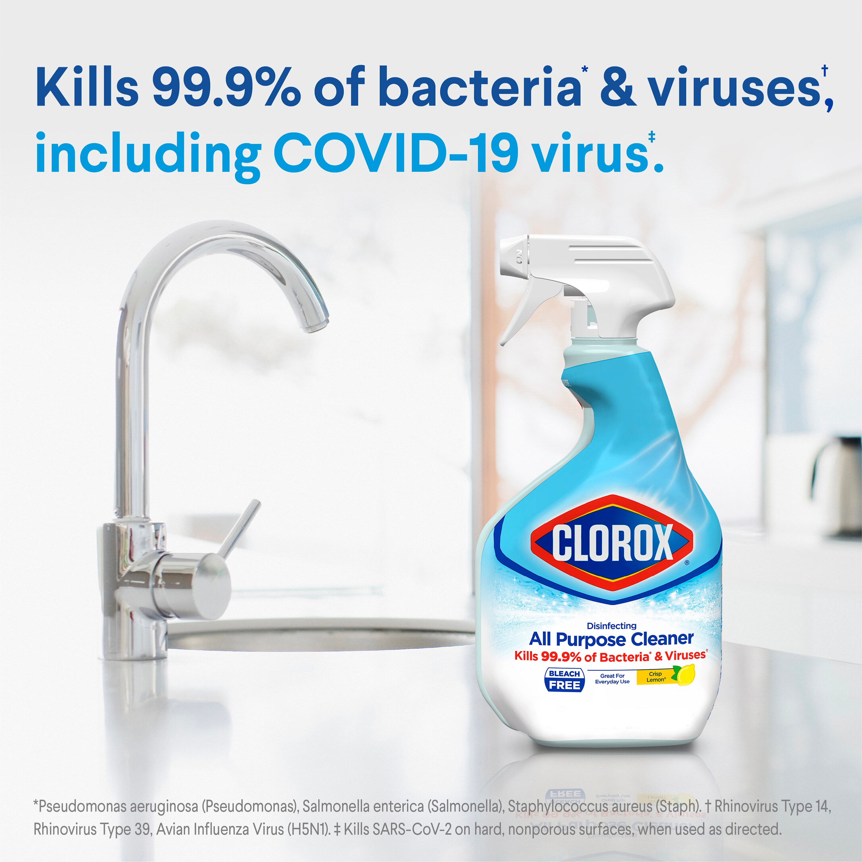 Clorox 32-fl oz Crisp Lemon Disinfectant Liquid All-Purpose Cleaner in ...