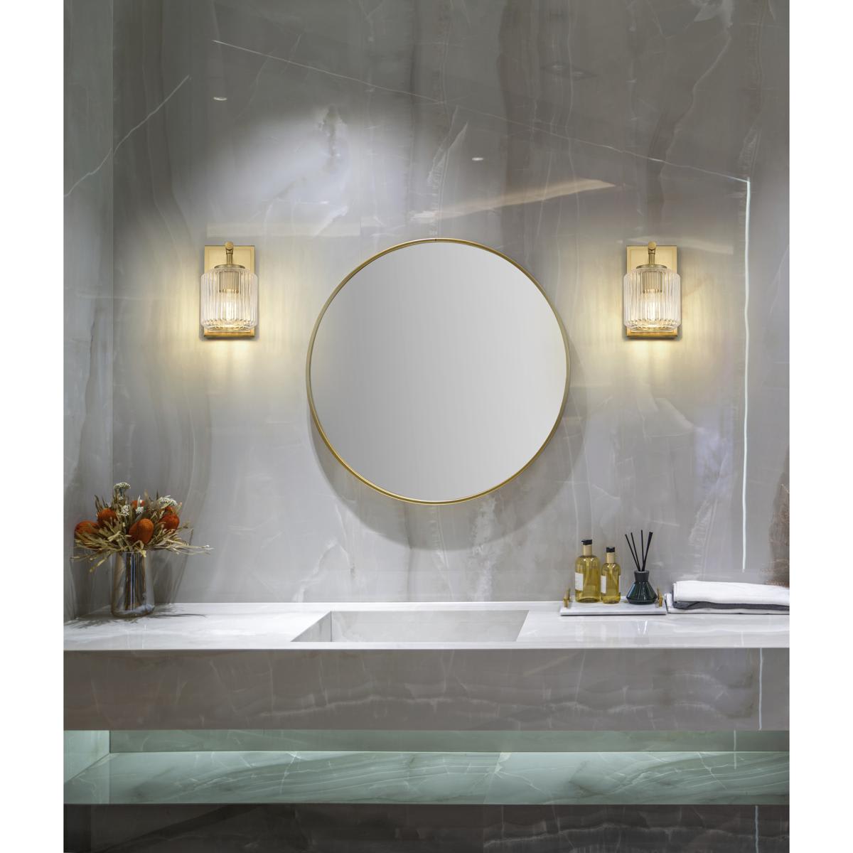 Z-Lite 7515-1S-MGLD Landon Wall Sconce Wall Light in Modern Gold in the ...