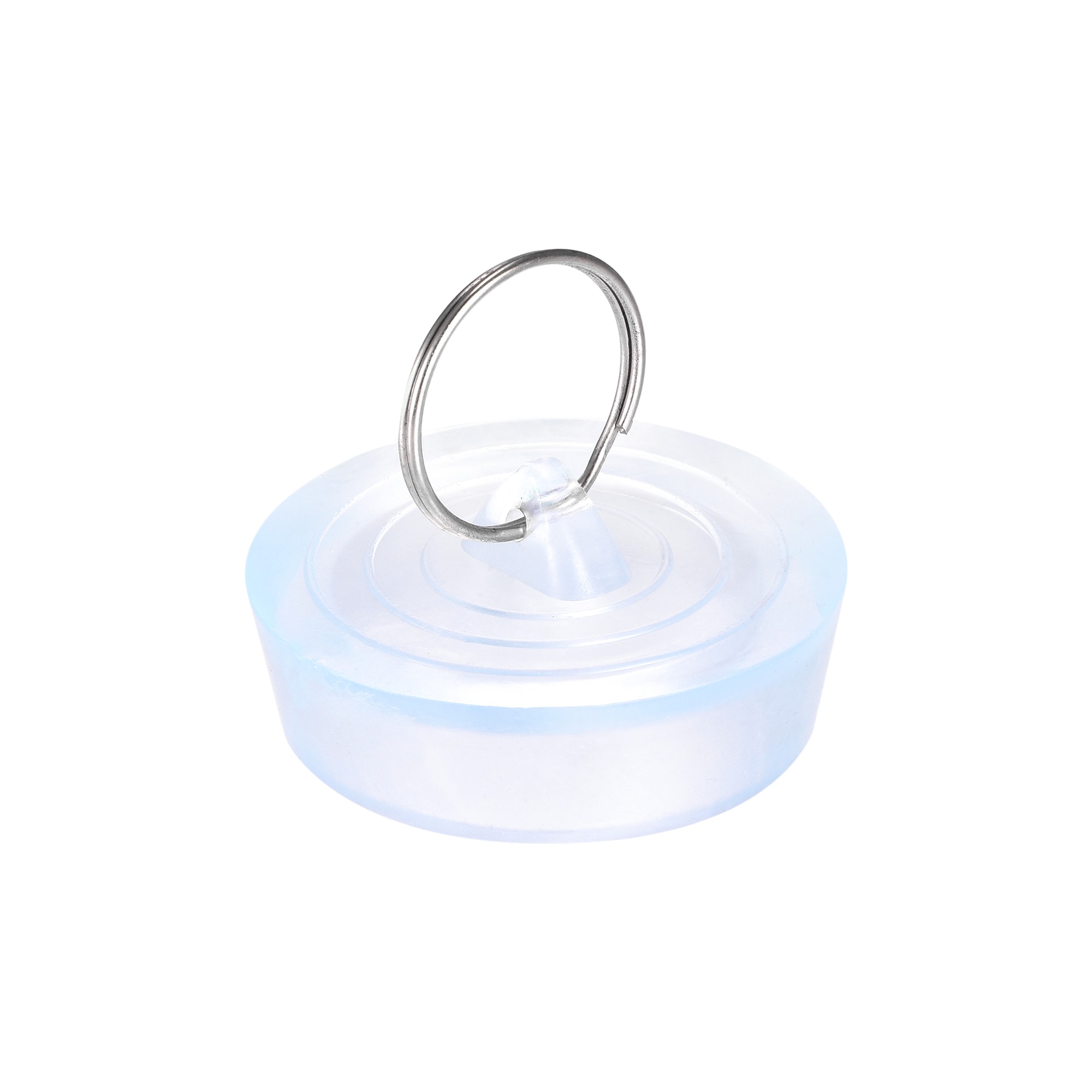Unique Bargains Rubber Sink Plug Clear Drain Stopper Fit 1-3/4 Inch to ...