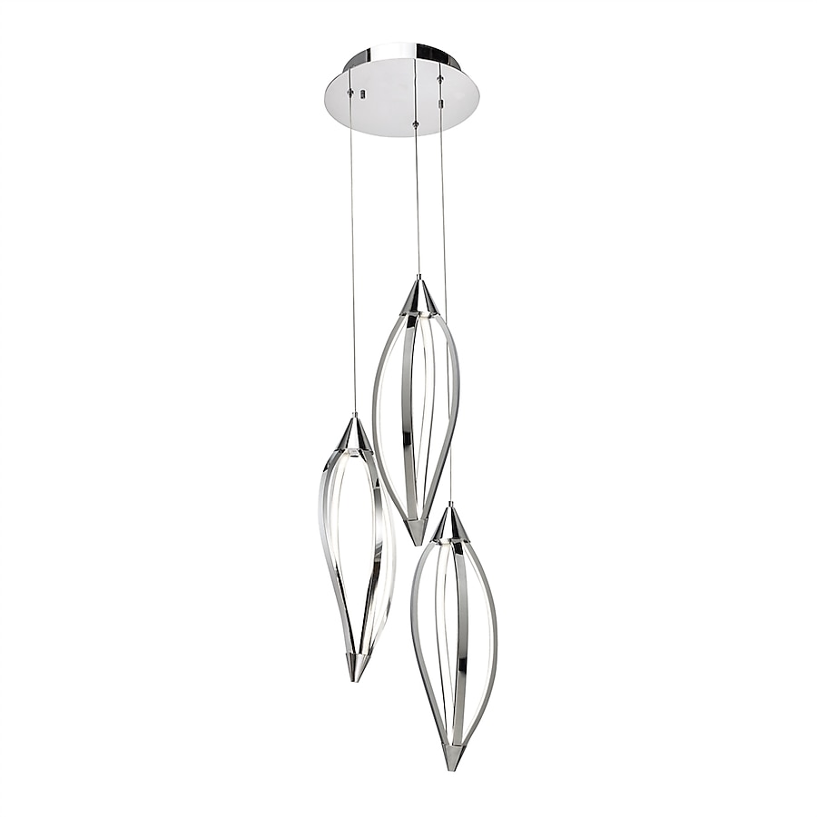 elan Meridian Chrome Modern/Contemporary Teardrop LED Large Hanging ... elan Meridian Chrome Modern/Contemporary Teardrop LED Large Hanging ...