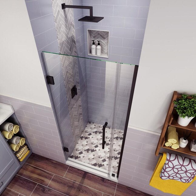 Aston Belmore 45 1 4 In To 46 1 4 In W X 72 In H Single Frameless