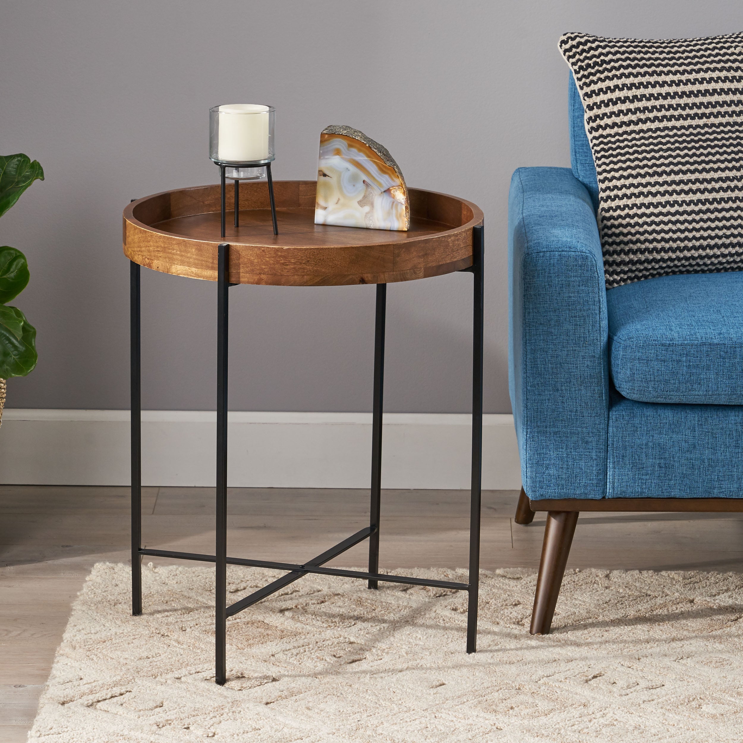 Christopher Knight Home Tift Handcrafted Modern Industrial Mango Wood ...