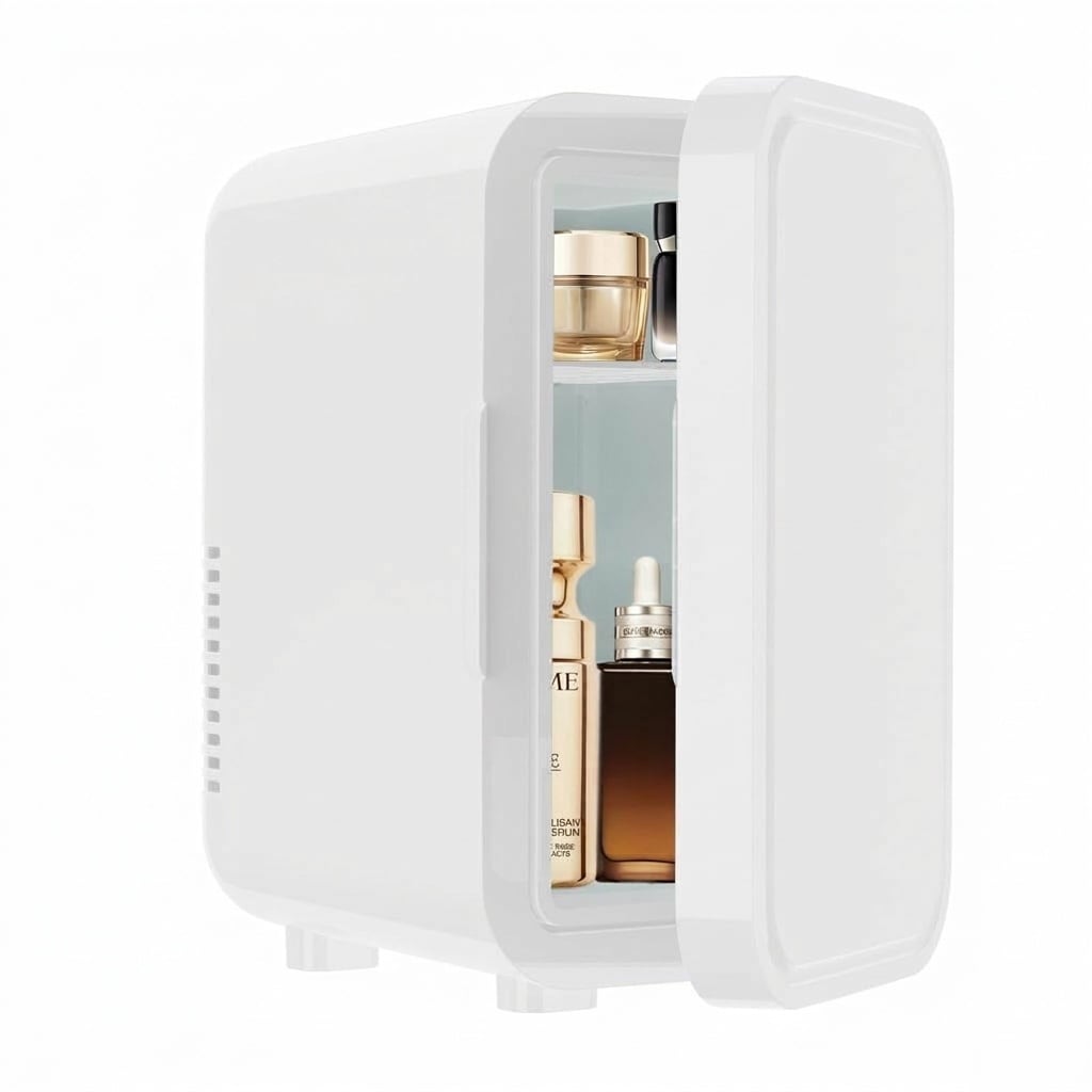 Anqtovp 6L 8 Can Mini Refrigerator Compact Portable Cooler Warmer AC DC ...