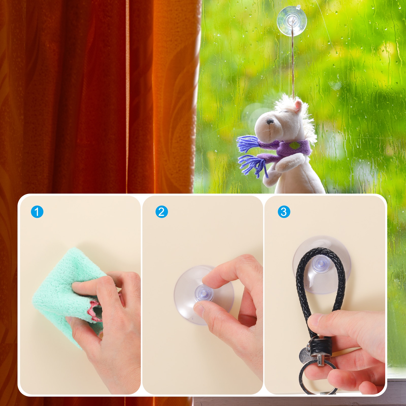 PATIKIL Suction Cups 55mm/2.2 Inch 20pcs PVC Sucker Pads without Hooks ...