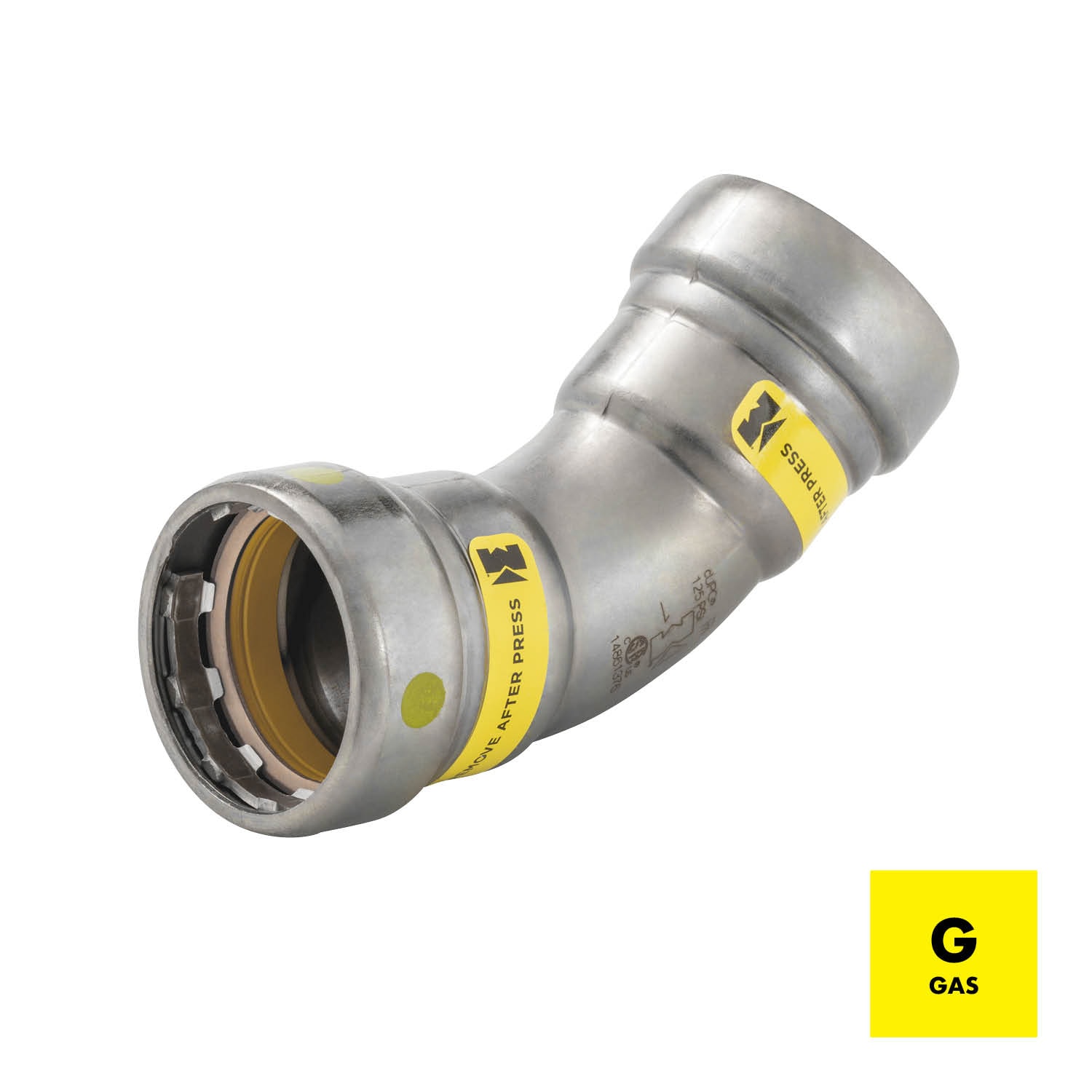 Streamline Streamline 1-in PRS Carbon Steel Press 45 Degree Elbow in ...