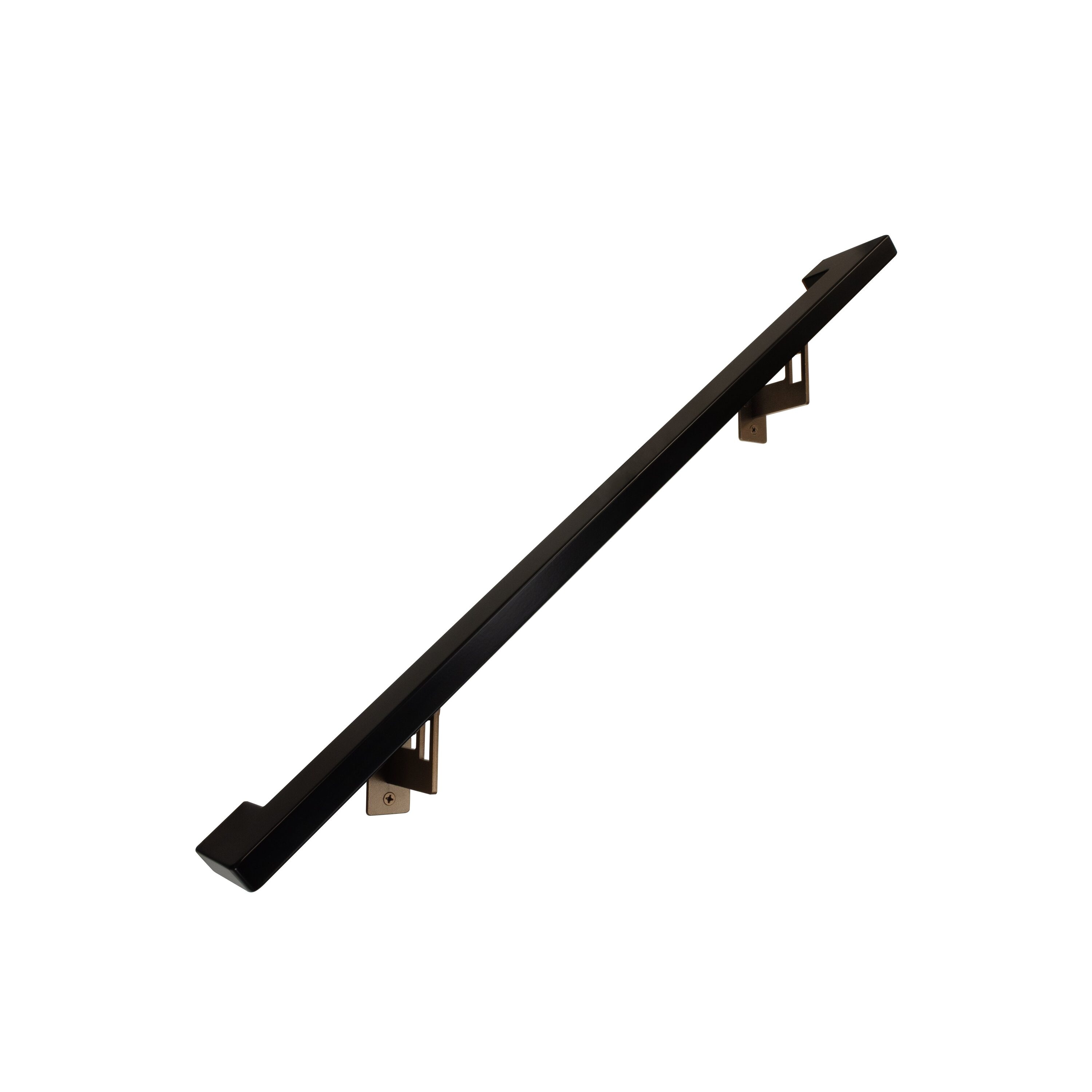 Concept Fusion 18 inch L Modern Aluminum Rectangular Handrail Grab Bar ...
