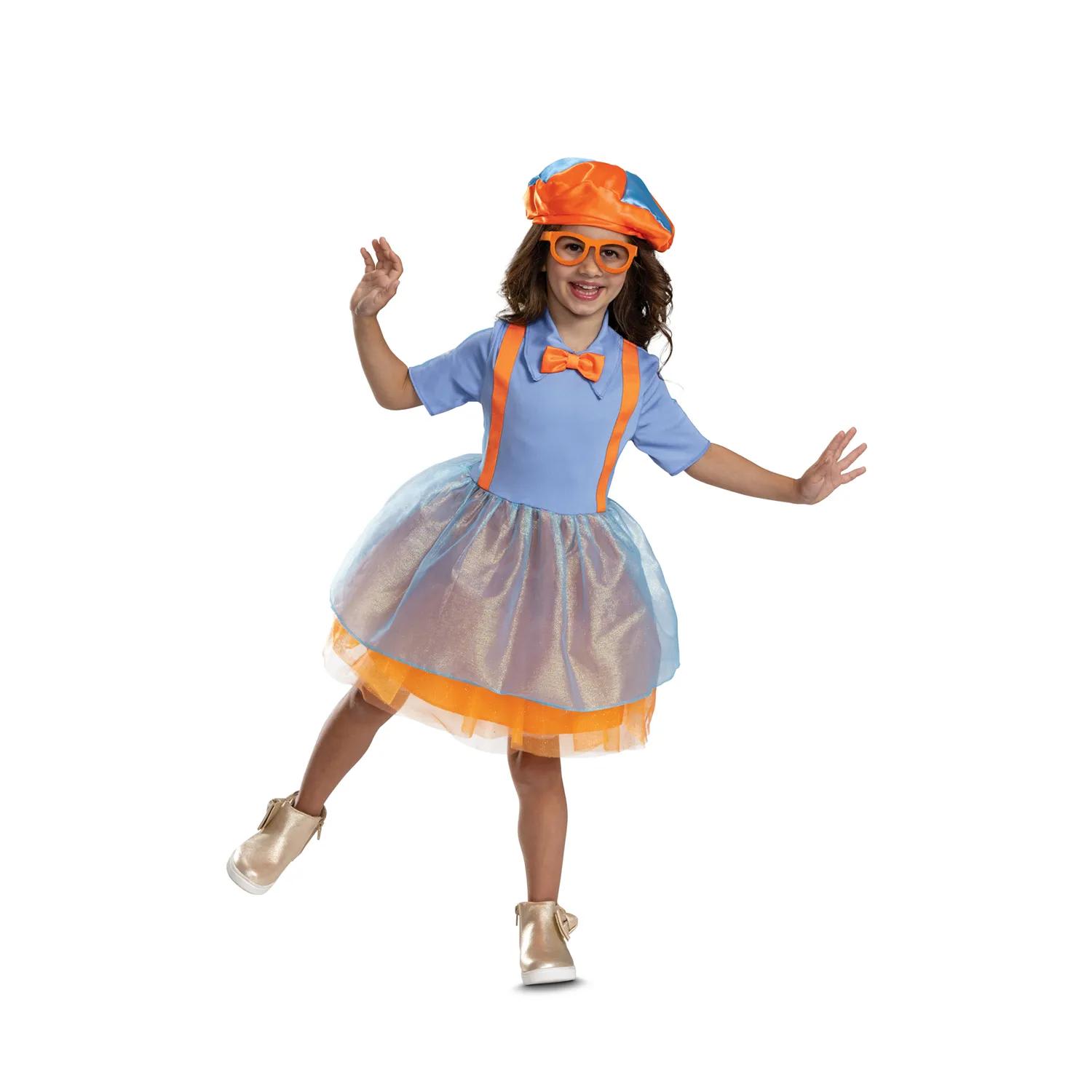 Disguise Girl's Toddler Classic Blippi Dress Costume - Large 4-6X at ...