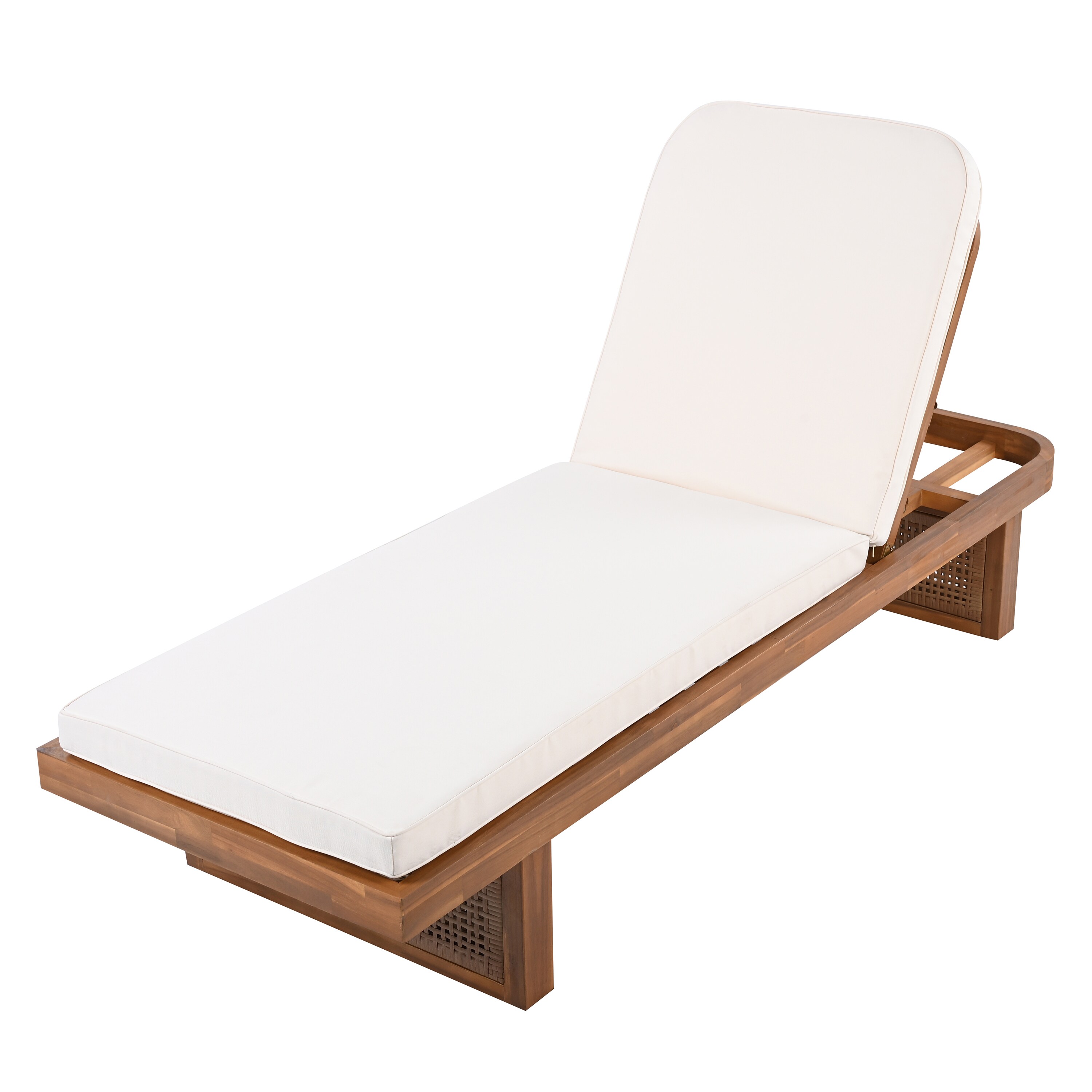 Christopher Knight Home 3-Piece Teak Outdoor Chaise Lounges with Side ...
