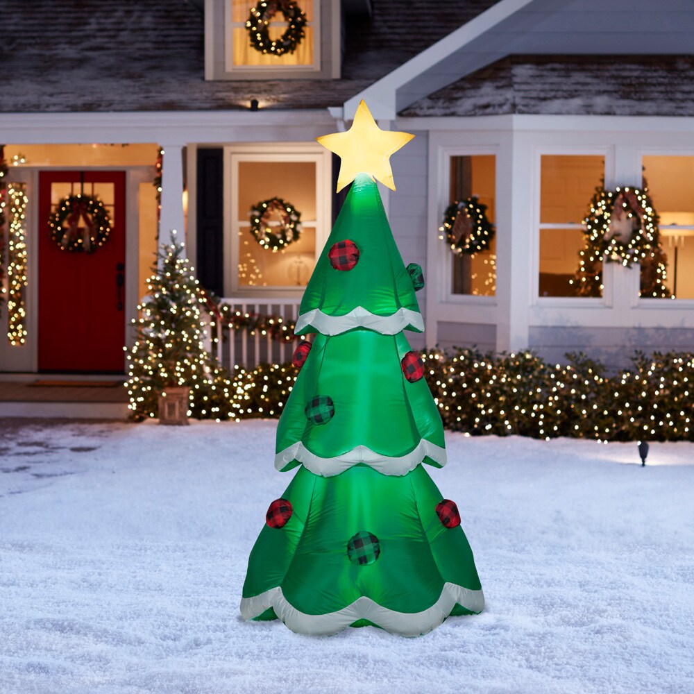 Holiday Living 6 99 Ft Lighted Christmas Tree S Christmas Inflatable