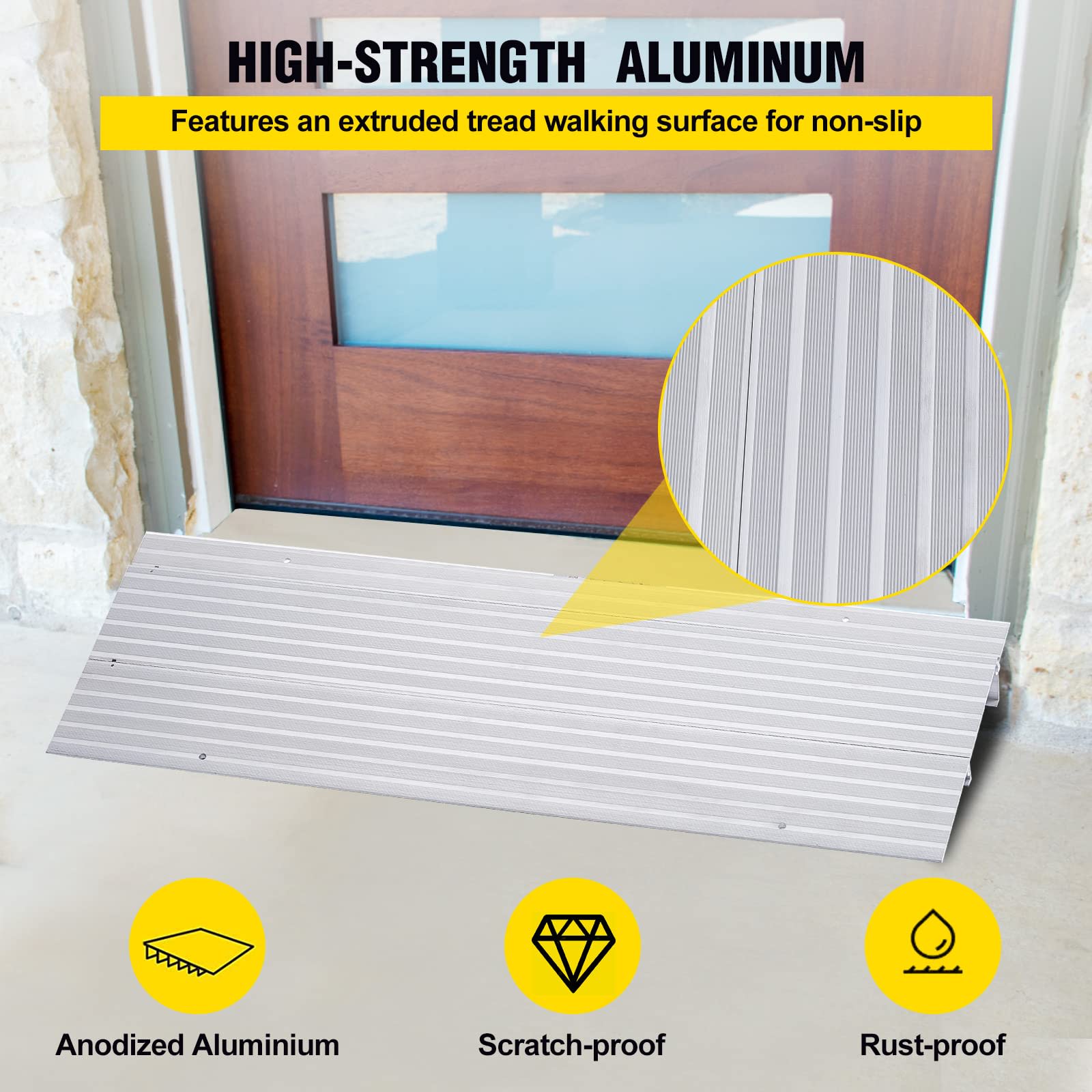 Qeetex 2in Rise Threshold Ramps for Doorways Portable Door Ramps 700 ...