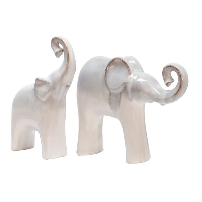 Sagebrook Home Silver Ceramic Modern Figurine at Lowes.com Sagebrook Home Silver Ceramic Modern Figurine at Lowes.com