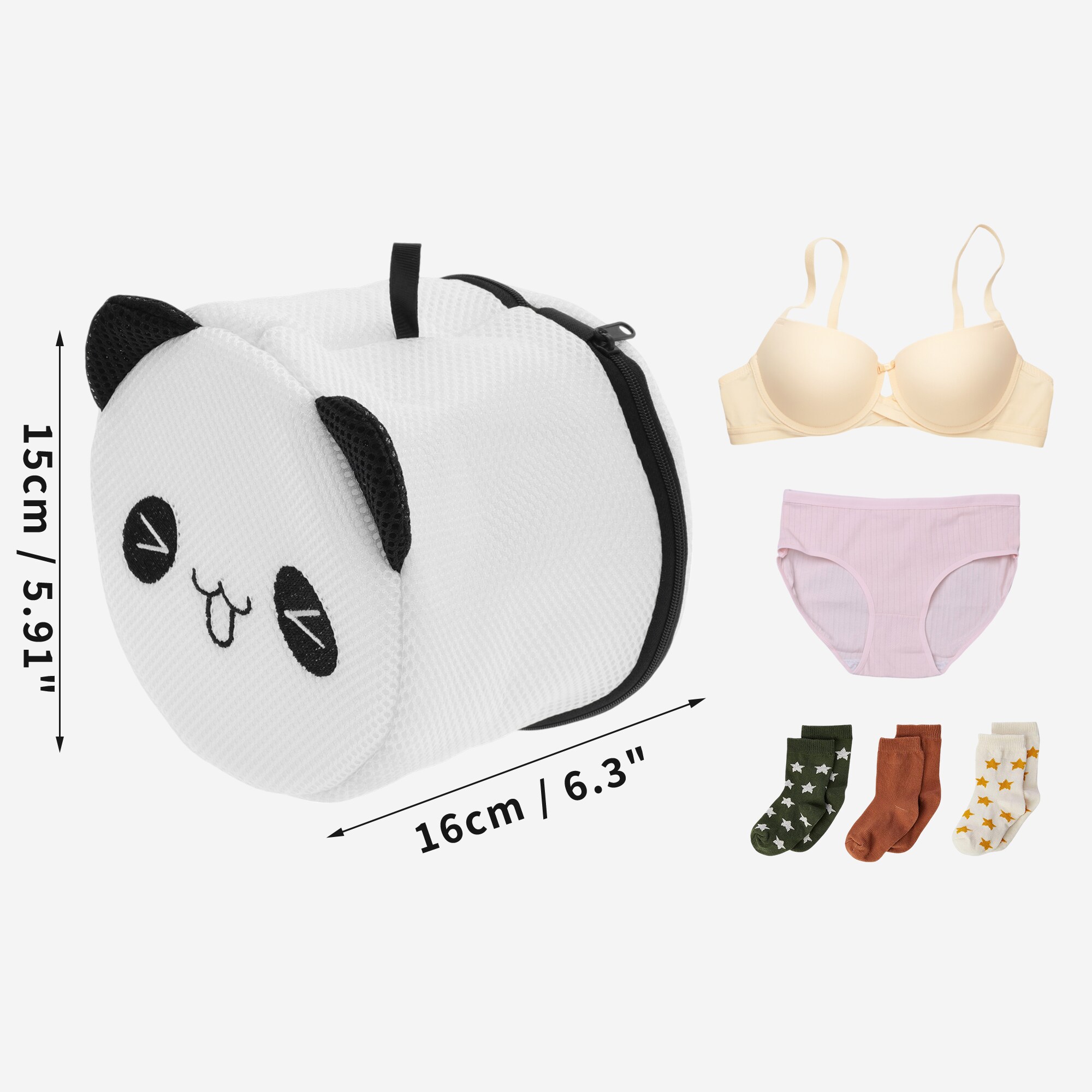 Unique Bargains Mesh Laundry Bags 3L Mesh Bra Bags with Hanging Loop ...