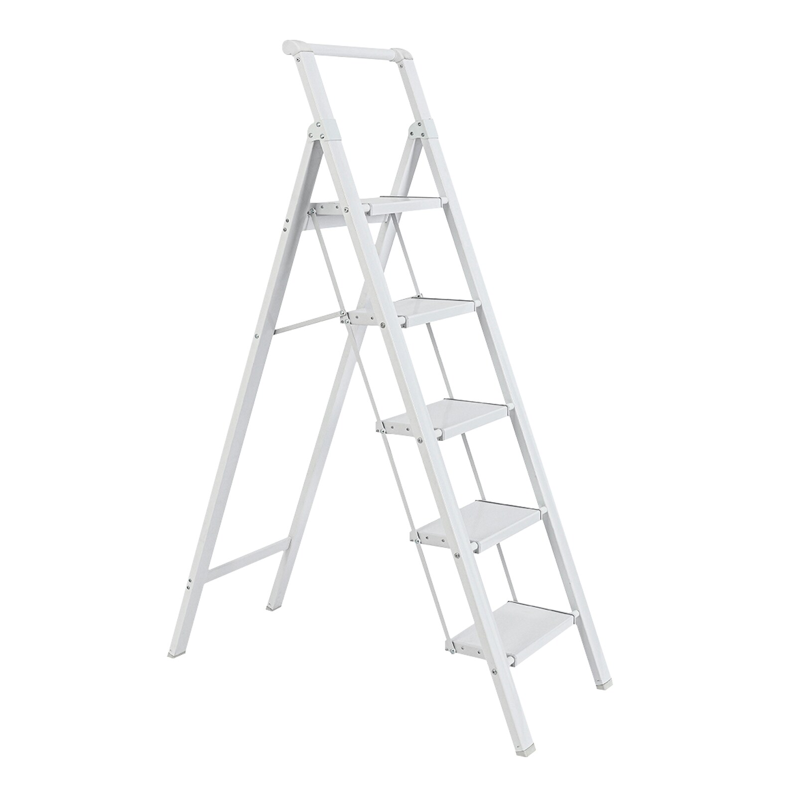 White 5-Step Step Stools at Lowes.com
