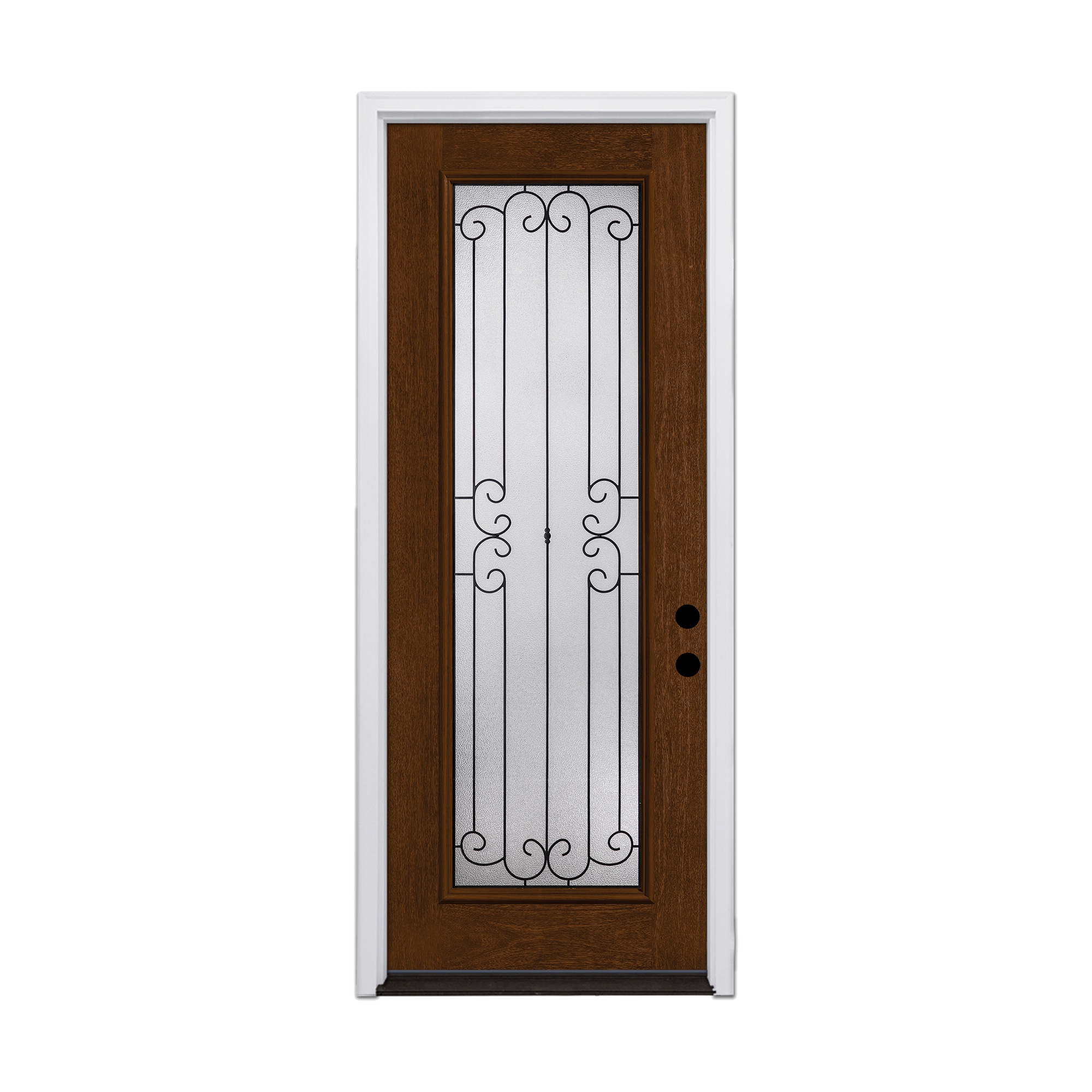 Therma-Tru Riserva 36-in x 96-in x 6-9/16-in Fiberglass Left-hand ...