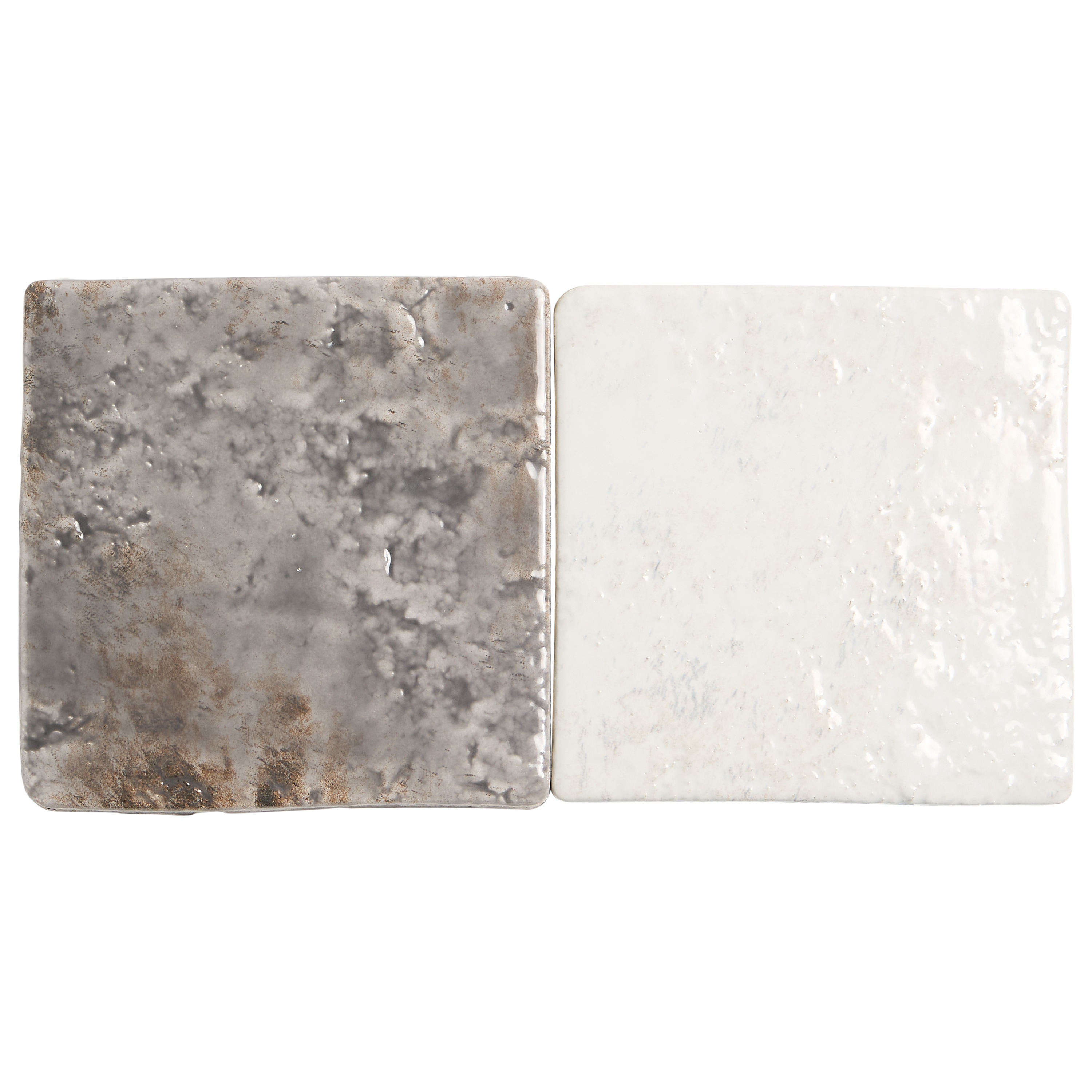 Artmore Tile Sample box kit - Aether Smoke Gray and Seashell White 5-in ...