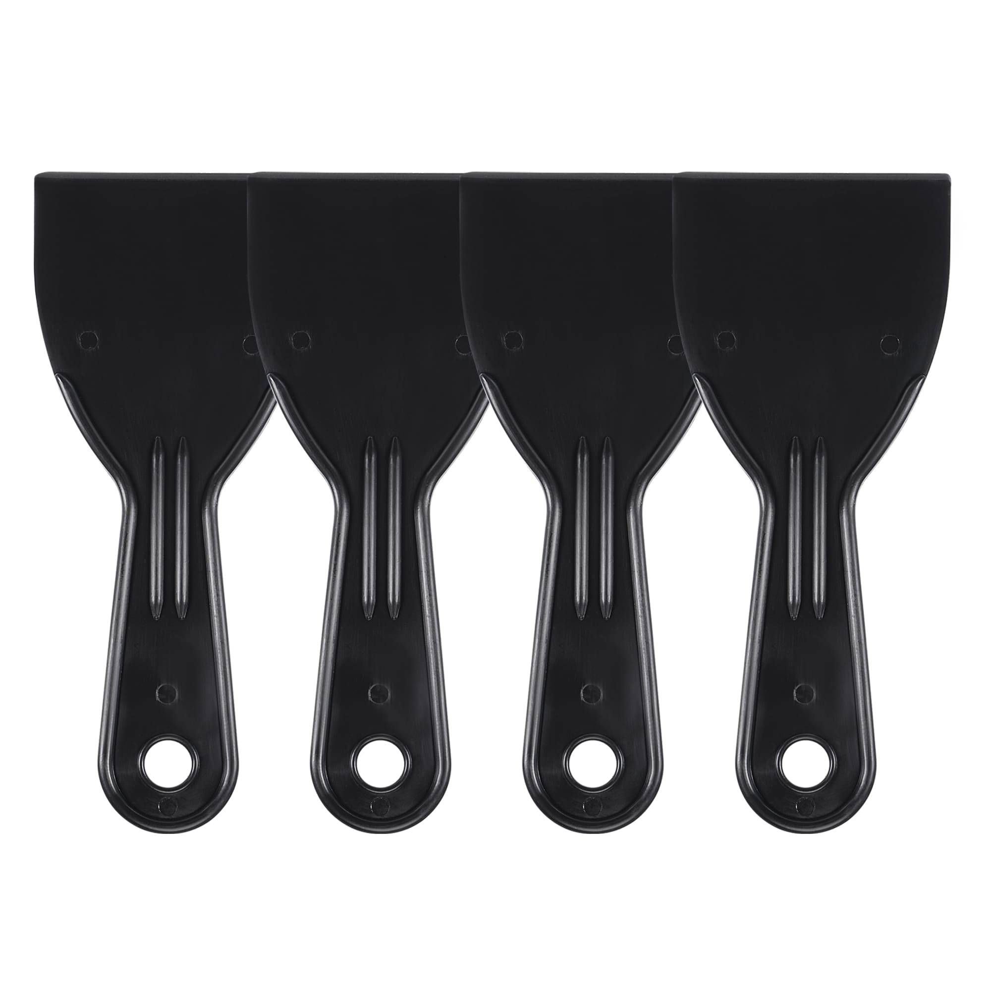 Unique Bargains 4pcs Putty Scraper 3 Inch ABS Plastic Spatula Drywall ...