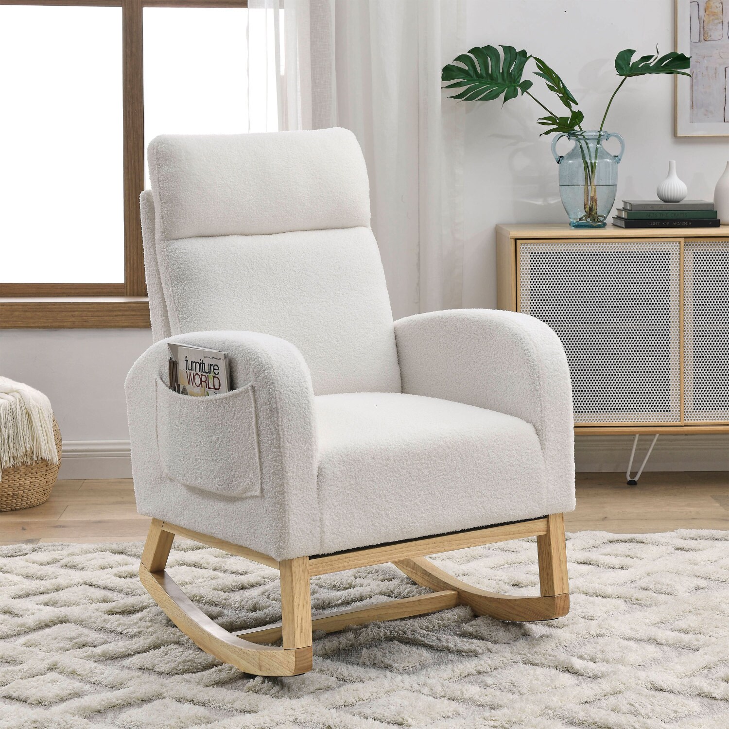 Streamdale Furniture Streamdale Modern Accent Rocking Chair with ...