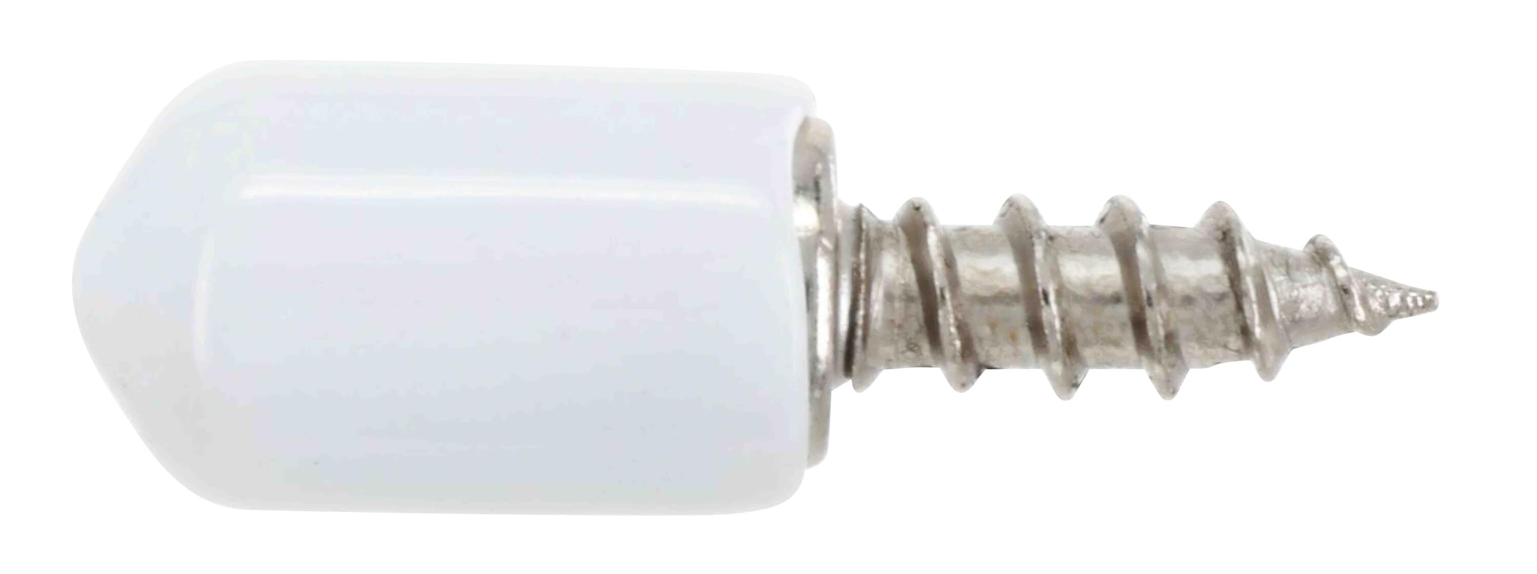 Hillman 0.98-in L x 0.3-in W x 0.98-in D White Shelf pins 20 -Pack in ...