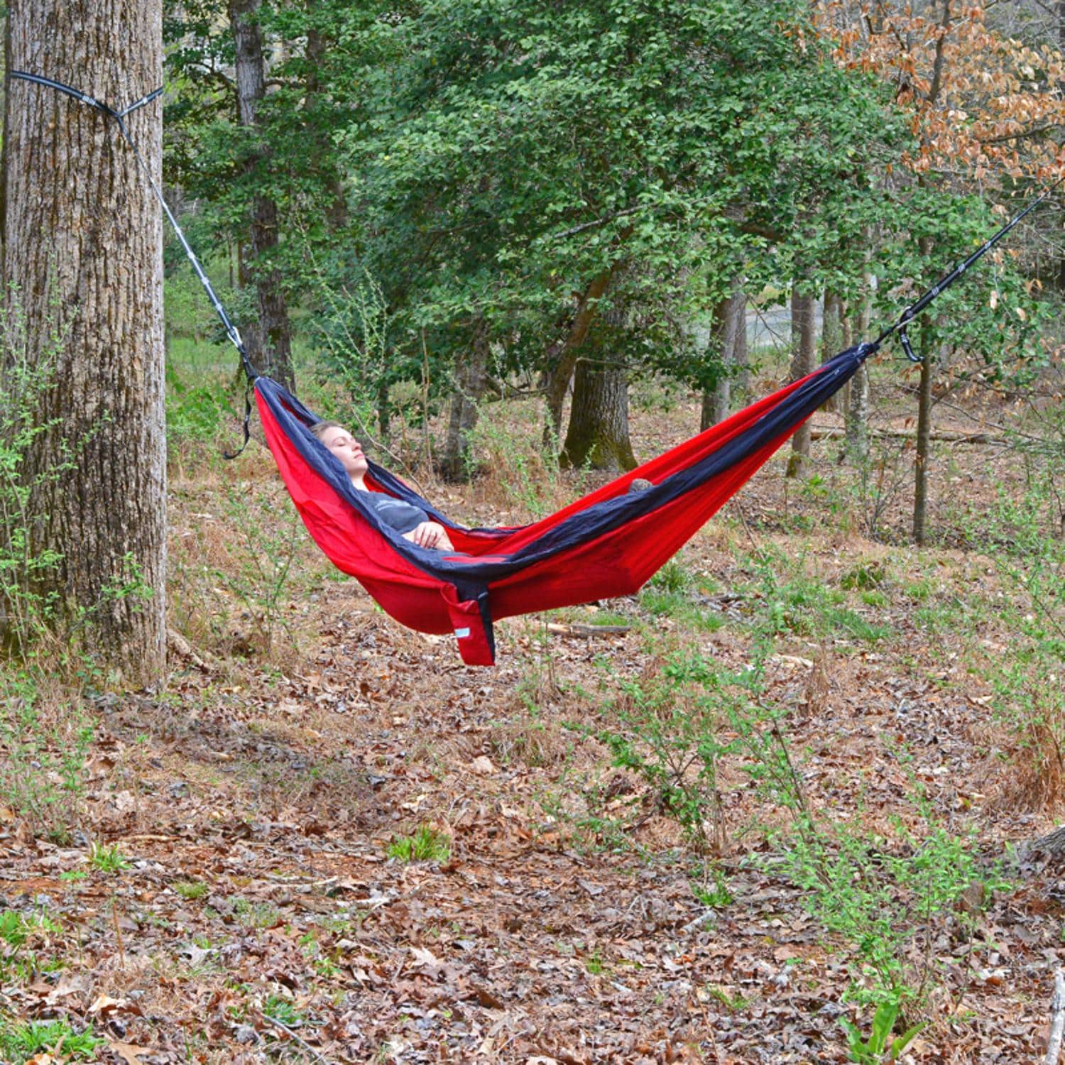 Algoma 79 in. W X 10 ft. L Red Hammock in the Hammocks department at ...