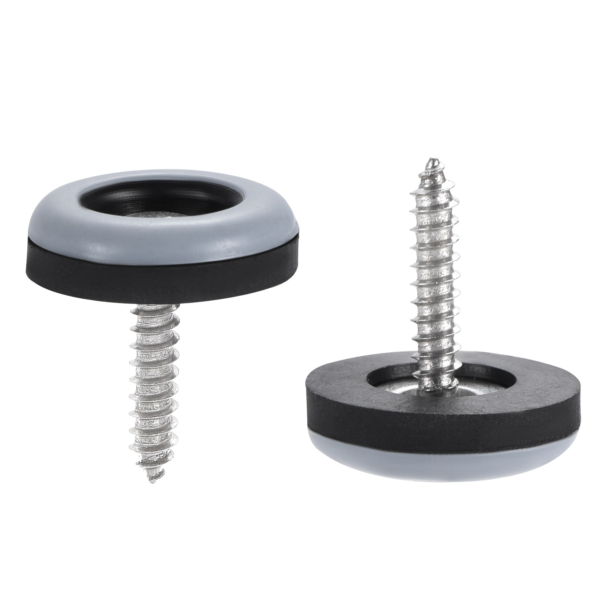 Unique Bargains 24pcs 19mm Furniture Feet Slider Glides Screw-in Chair ...