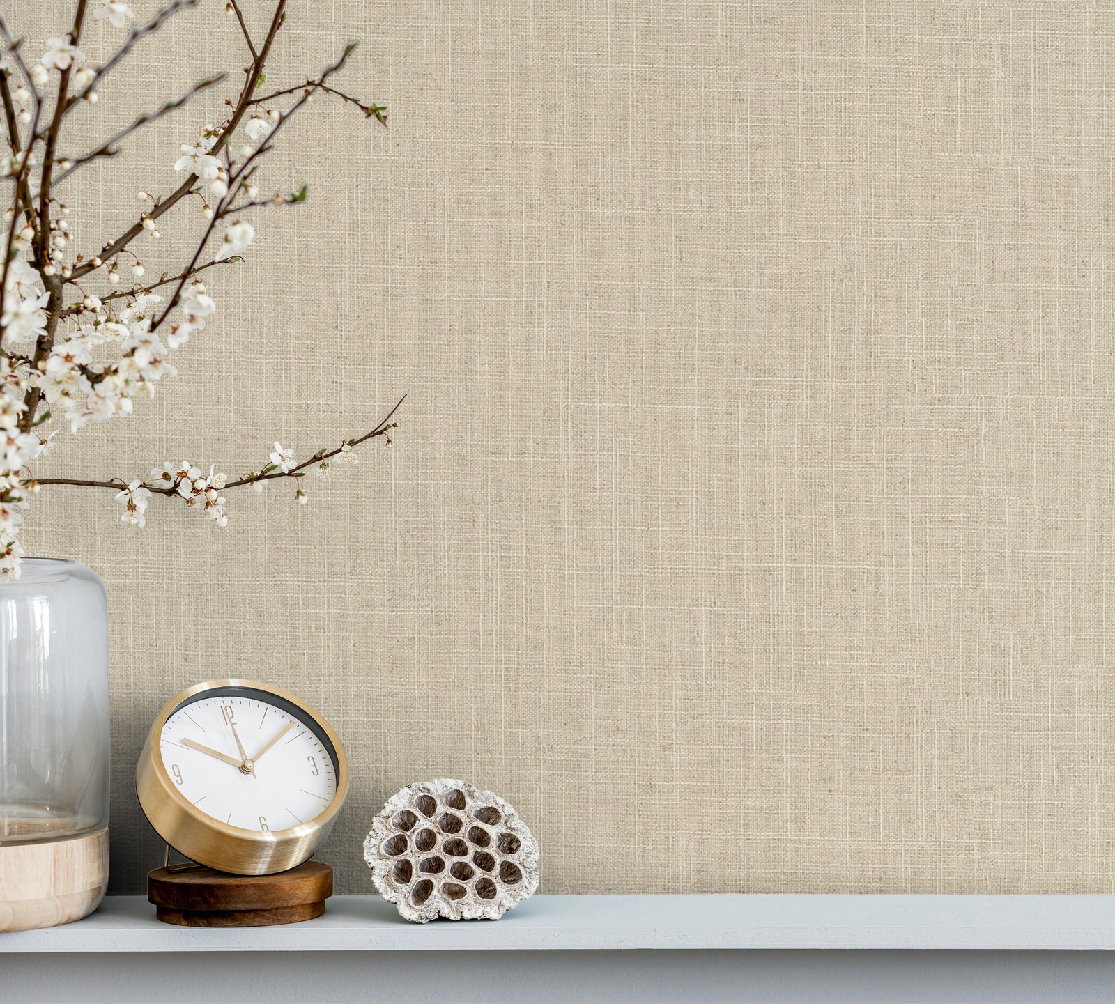 Galerie The Woods and Wicker Uni Beige Wallpaper 33392 in the Wallpaper ...