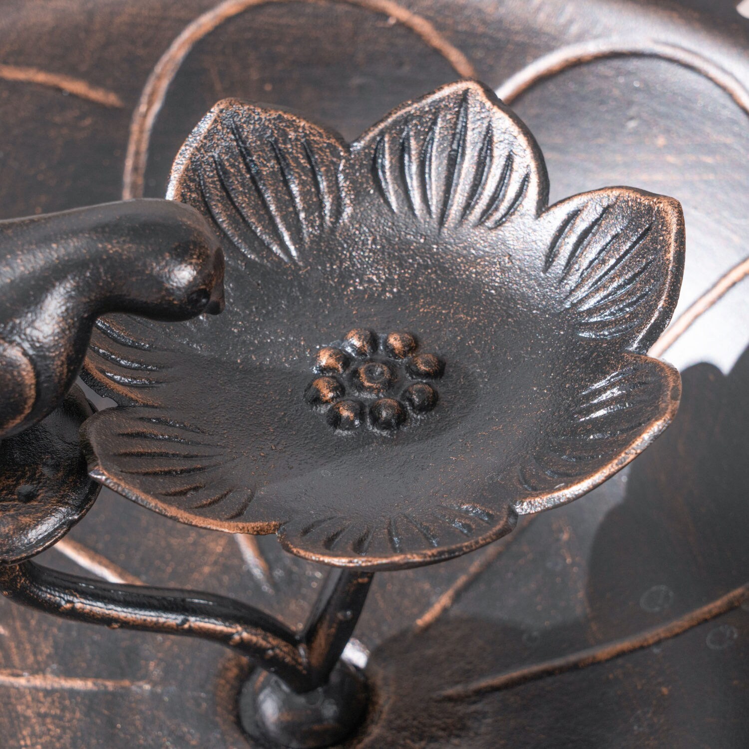 Streamdale Furniture Streamdale Vintage Copper Bird Bath For Garden ...