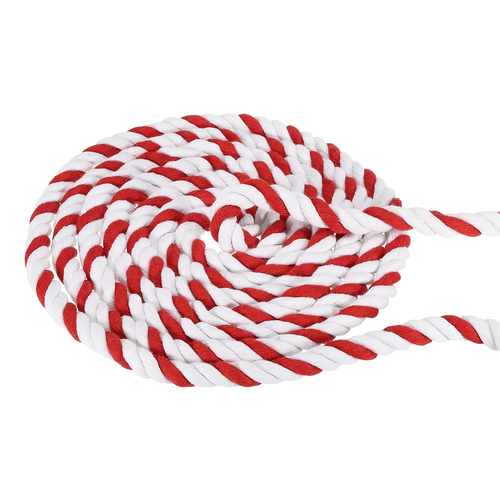 PATIKIL 1/2 Inch x 20 Feet Natural Twisted Cotton Rope 3 Strand Tug of ...