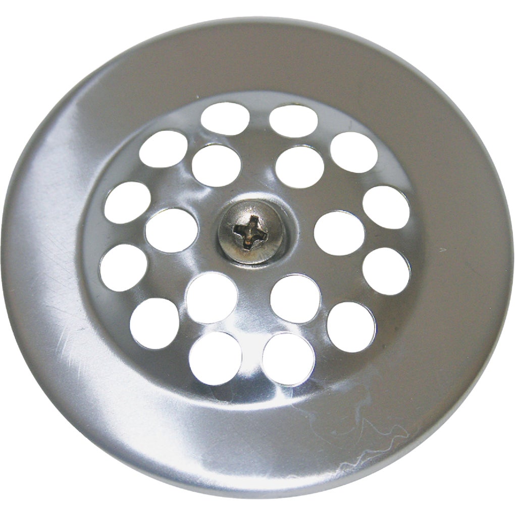 LASCO 03-1361 Chrome Plated Bathtub Drain Strainer Cover with Screws in ...