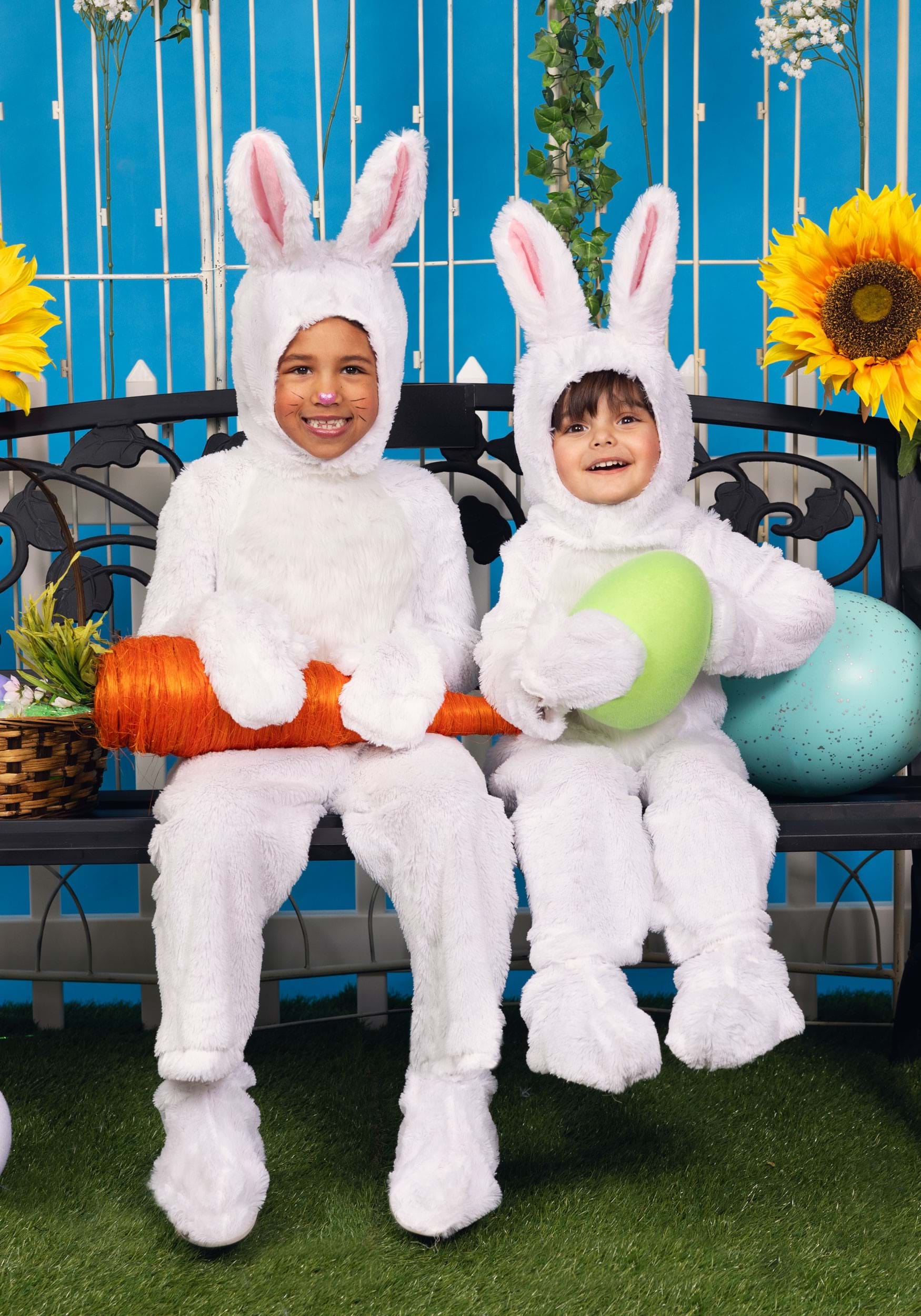 HalloweenCostumes.com FUN Costumes Open Face White Bunny Toddler ...
