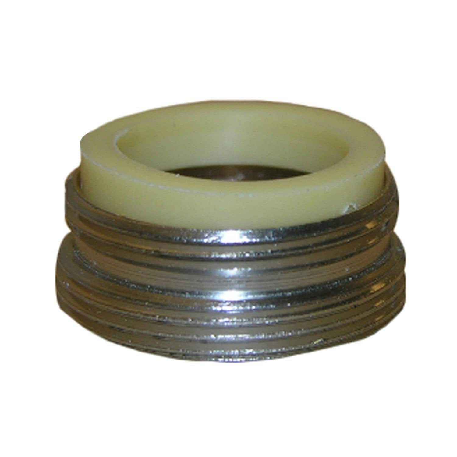 LASCO 09-1631NL Chrome-Plated Brass Male-to-Male Faucet Aerator Adapter ...