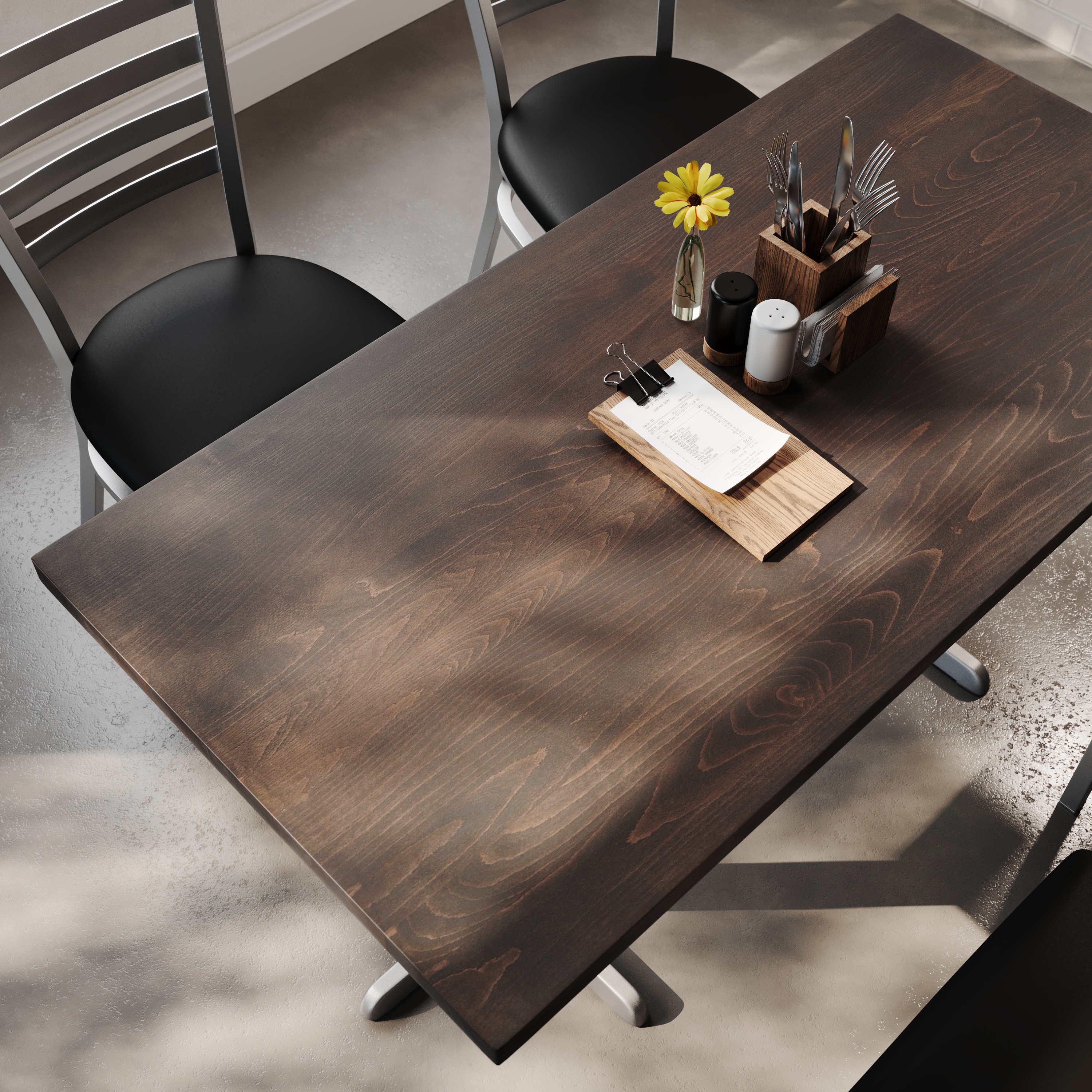 Flash Furniture Bennett 30-in x 60-in Solid Wood Commercial Indoor ...