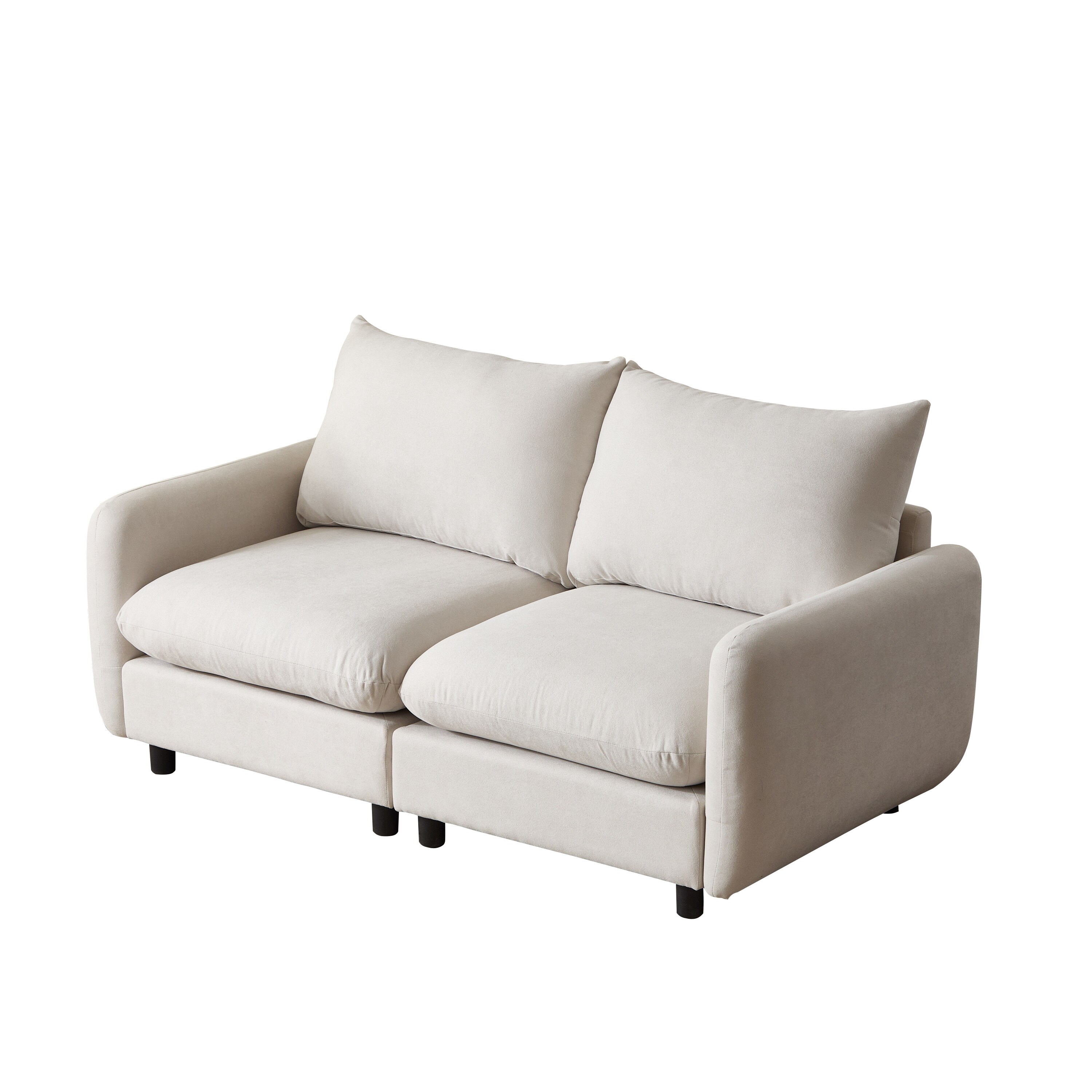 Christopher Knight Home Willow Modern 2 Piece Modular Fabric Sectional ...