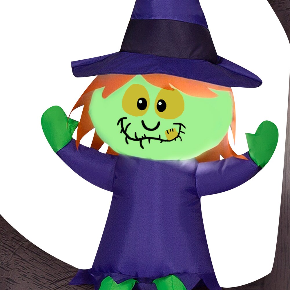Haunted Living 8.5-ft Lighted Airblown Tree Inflatable in the Outdoor ...