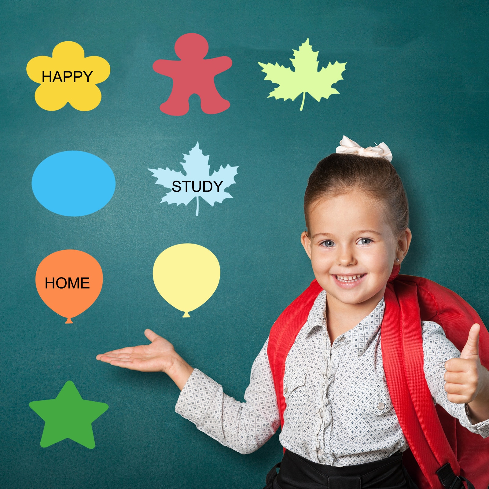 PATIKIL Speech Bubble Cutouts 45pcs Paper Bubble Colorful Bubble Cutout ...
