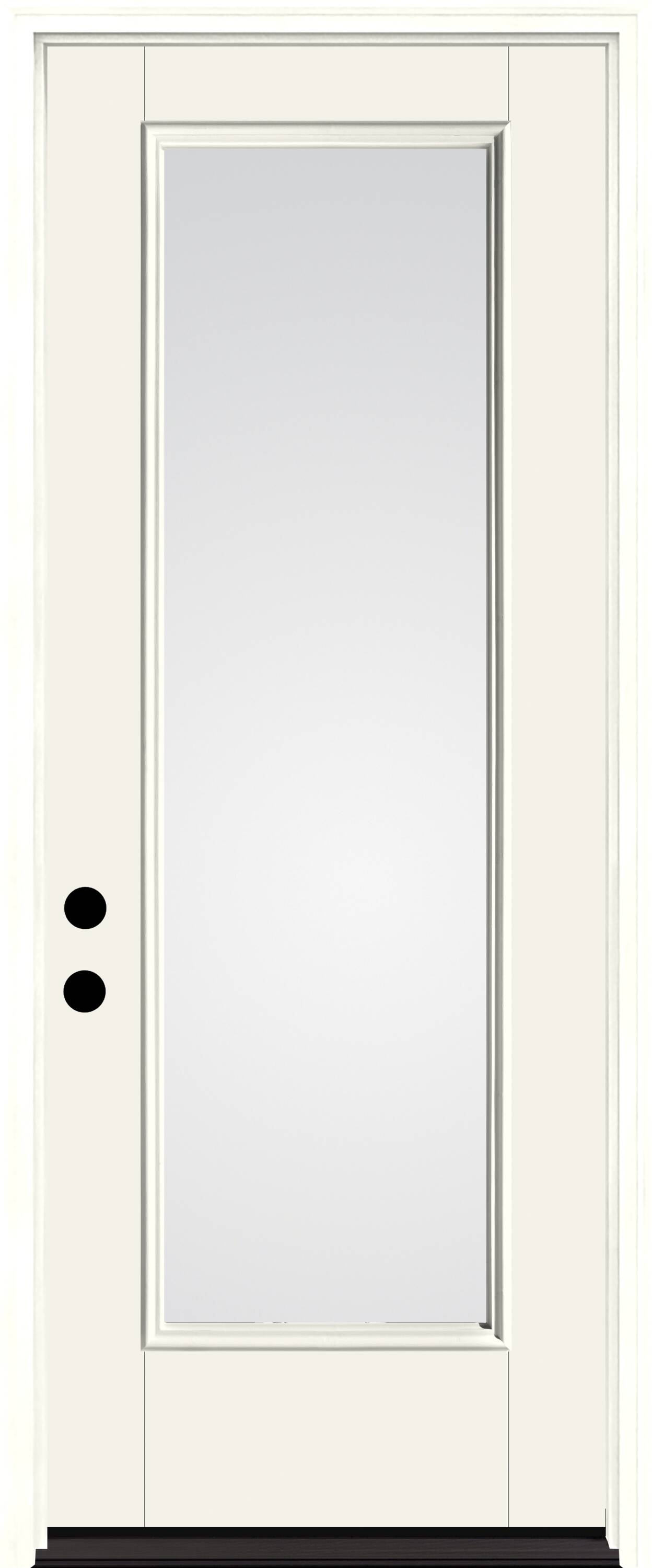 Therma-Tru 36-in x 80-in x 6-9/16-in Fiberglass Left-hand outswing ...