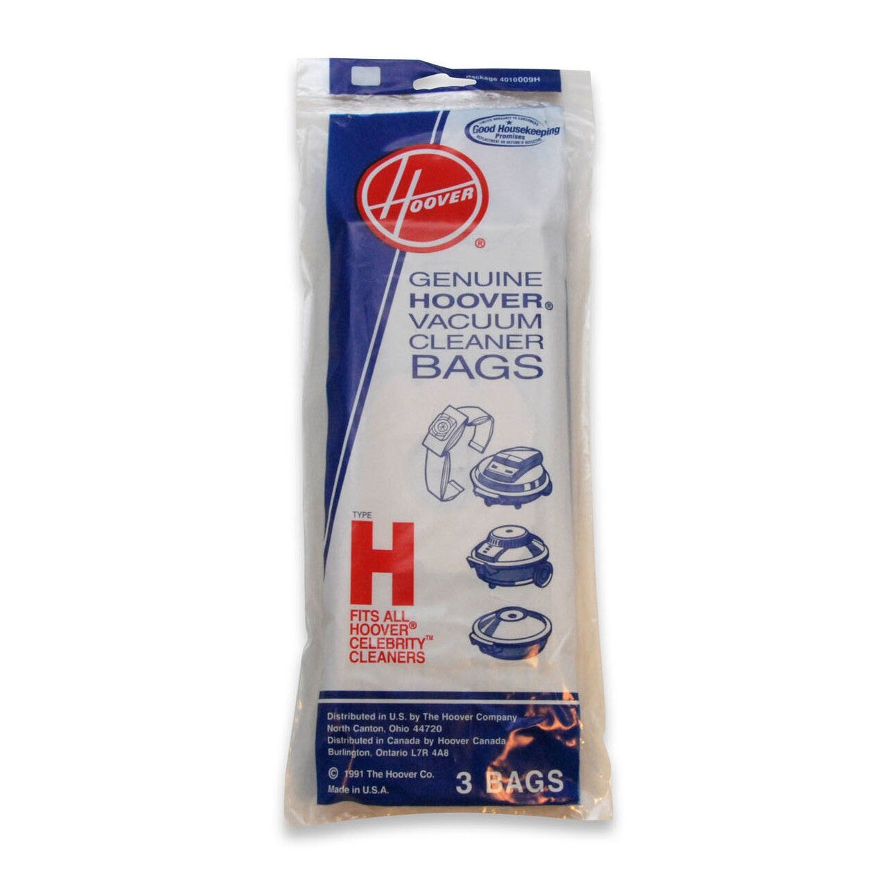 Hoover 30 Pack Celebrity Vacuum Bag Style H-Mfg# 4010009H - Sold As 10 ...