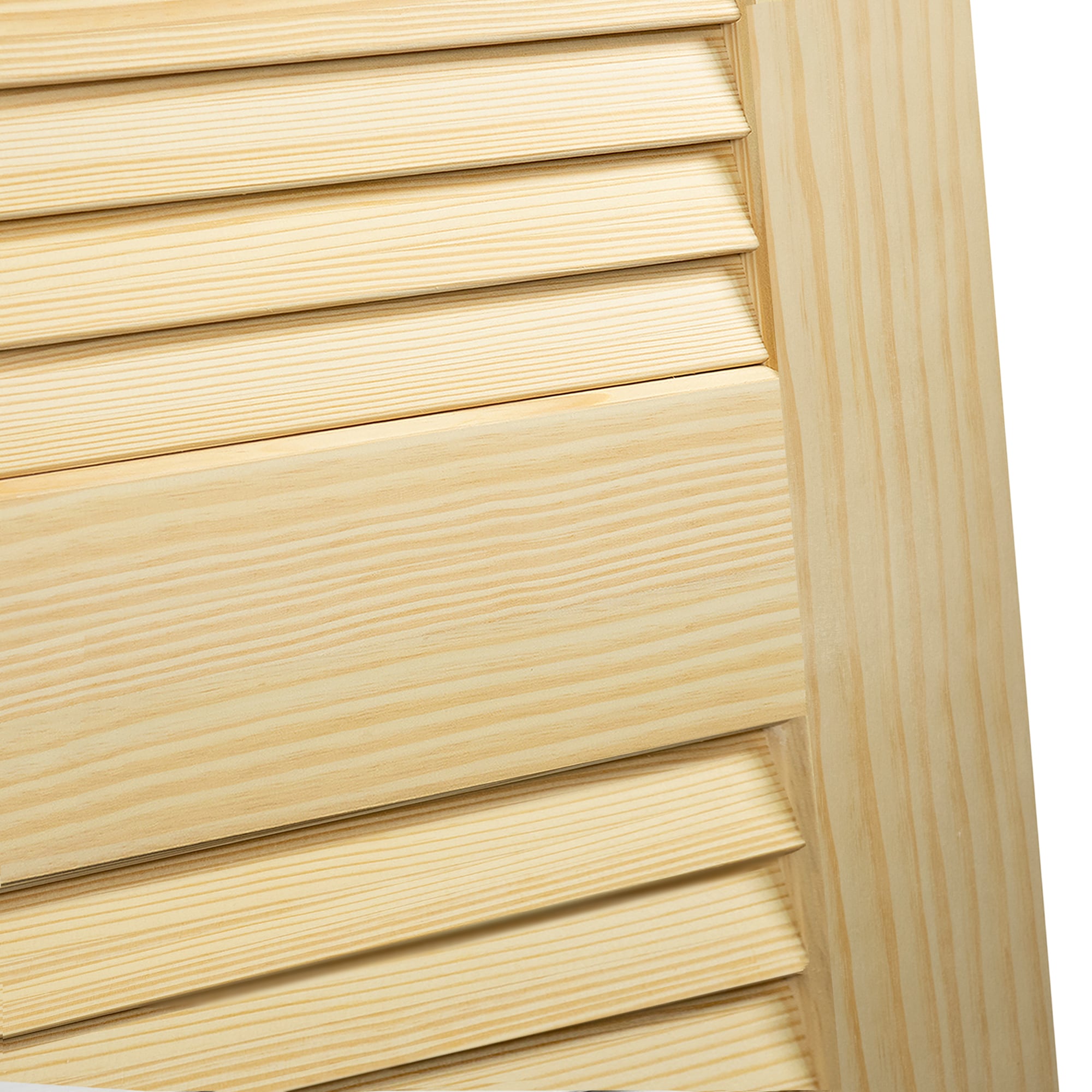 Kimberly Bay 36-in x 80-in Unfinished Louver Smooth Solid core ...