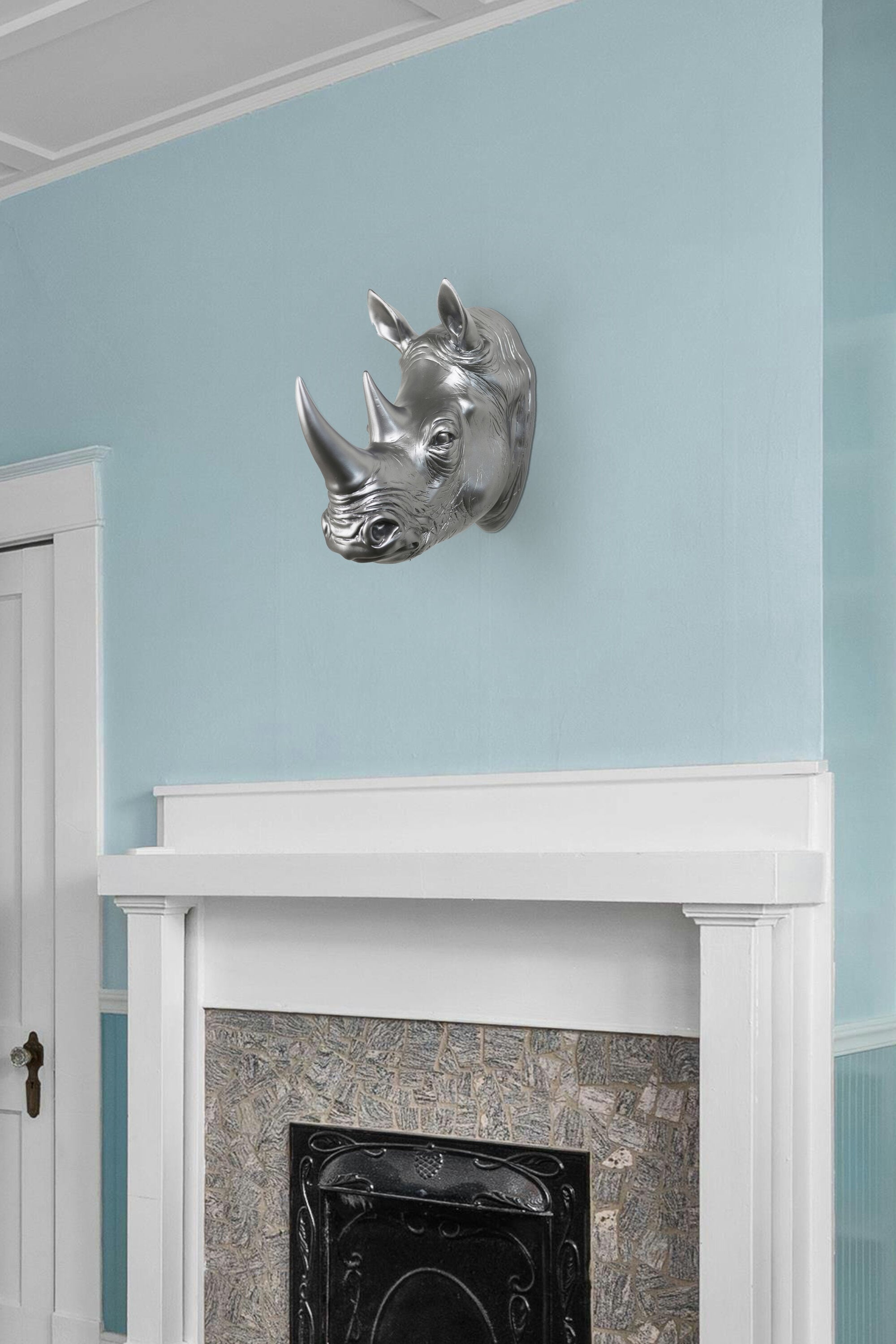 Hi-Line Gift 12.99-in H x 14.56-in W Gray Animal Garden Statue in the ...